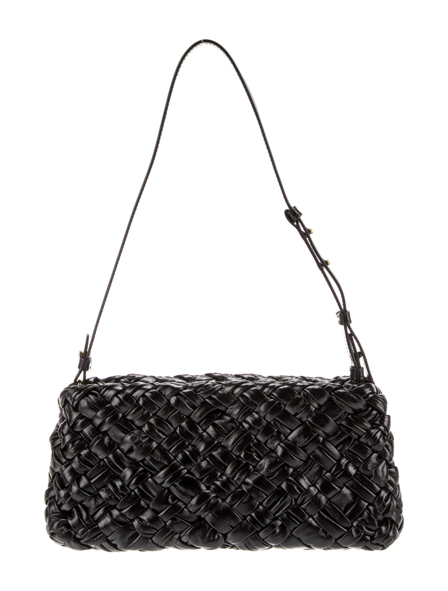 Bottega Veneta Intrecciato Kalimero Cha Cha Small - Black Shoulder Bags, Handbags - BOT327582 ...