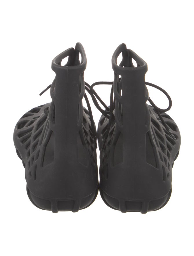 Bottega Veneta Atlas Rubber Slippers - Black Loafers, Shoes - BOT336348 ...