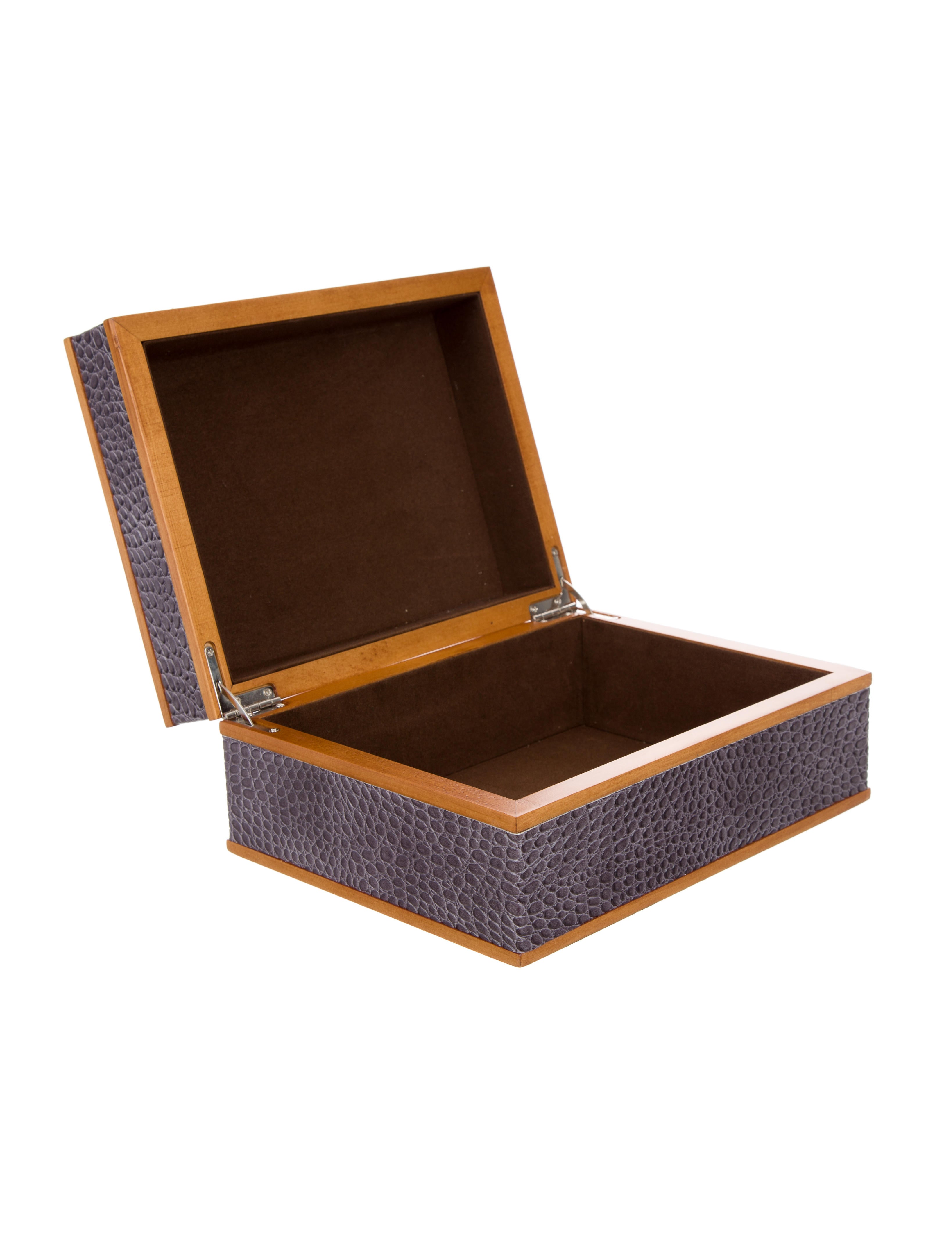 Decorative Box Embossed Leather Boxes - Decor & Accessories - BOX20109 ...