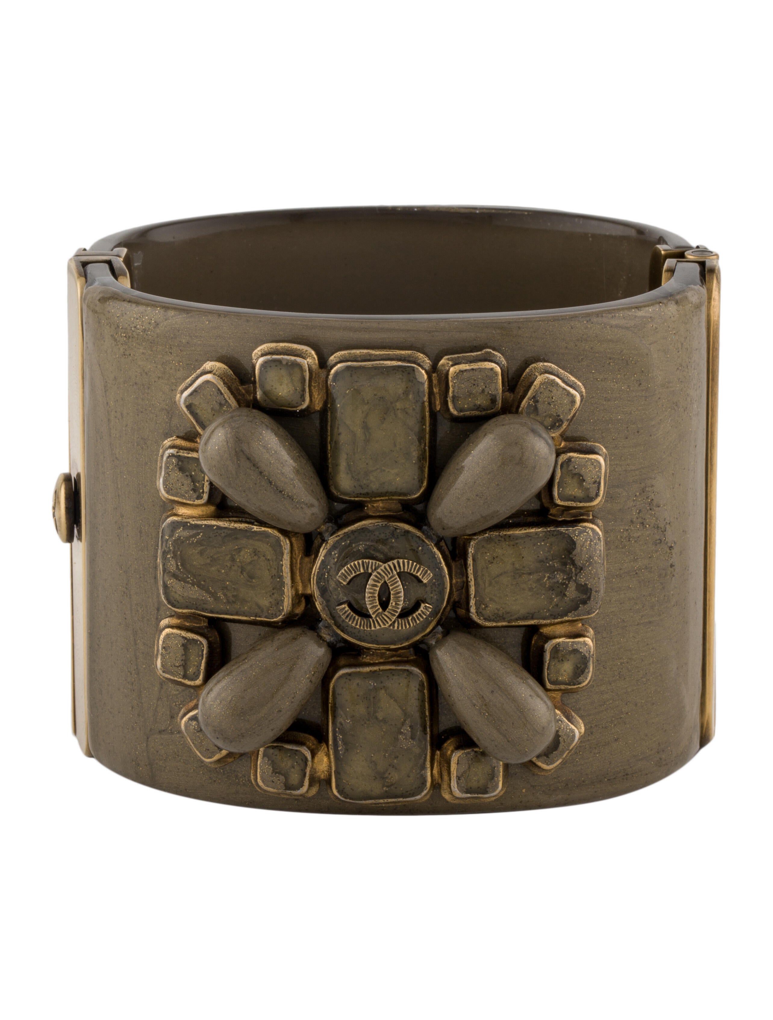 Parts of Four Ultra Reduction Destroyed Rework Cuff Bracelet - Brass ...