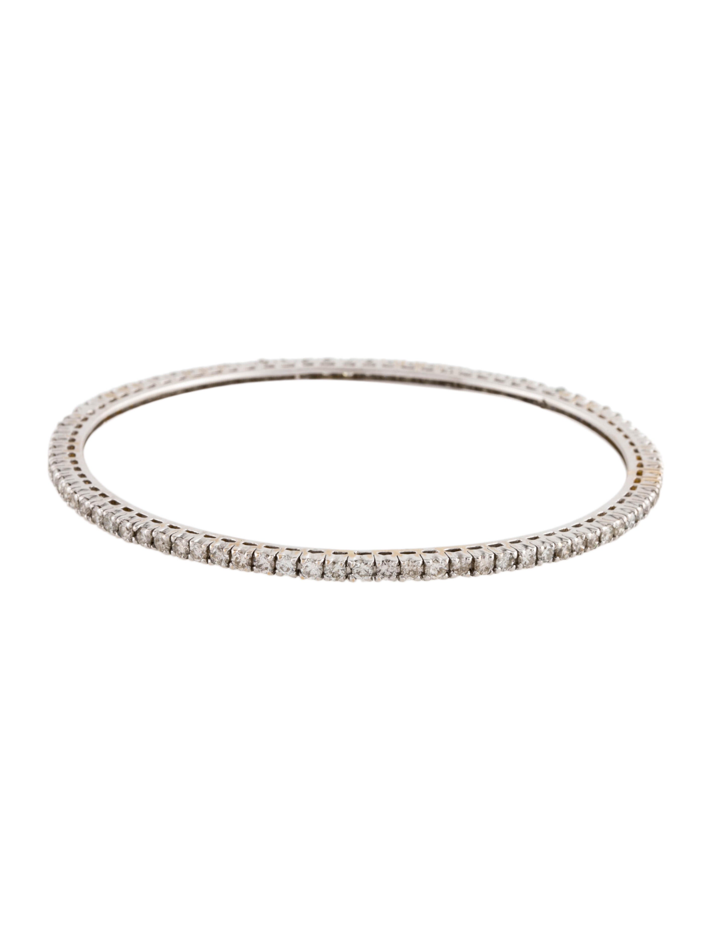 Bracelet 14K 1.22ctw Emerald Flex Bangle Bracelet - 14K Yellow Gold ...