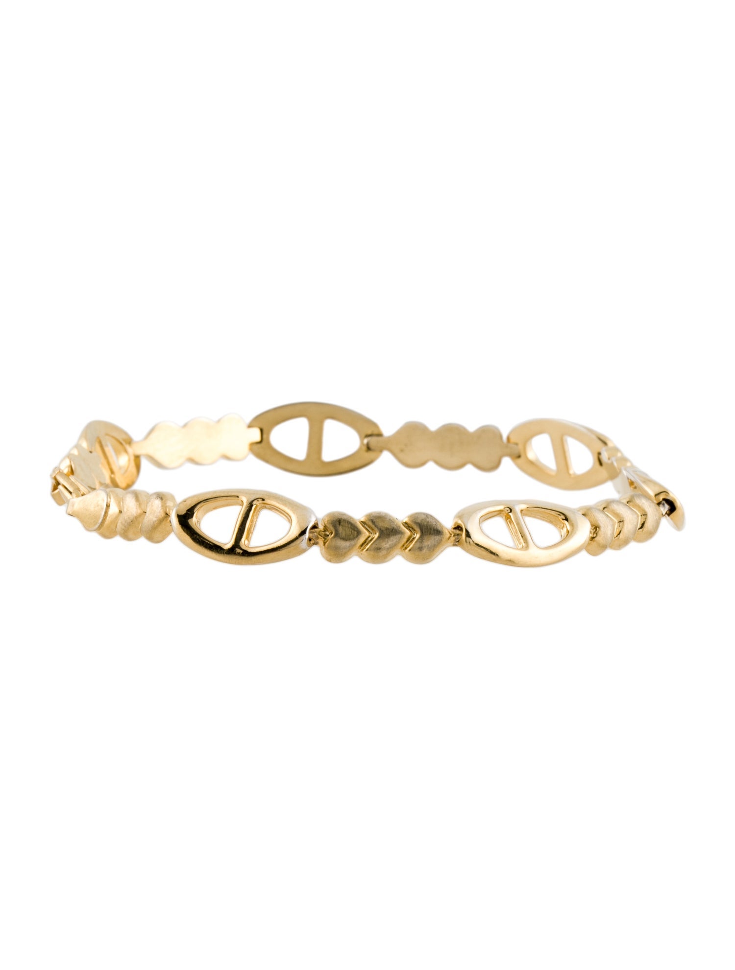 Christian Dior Vintage CD Link Bracelet - Gold-Plated Link, Bracelets - CHR430257 | The RealReal