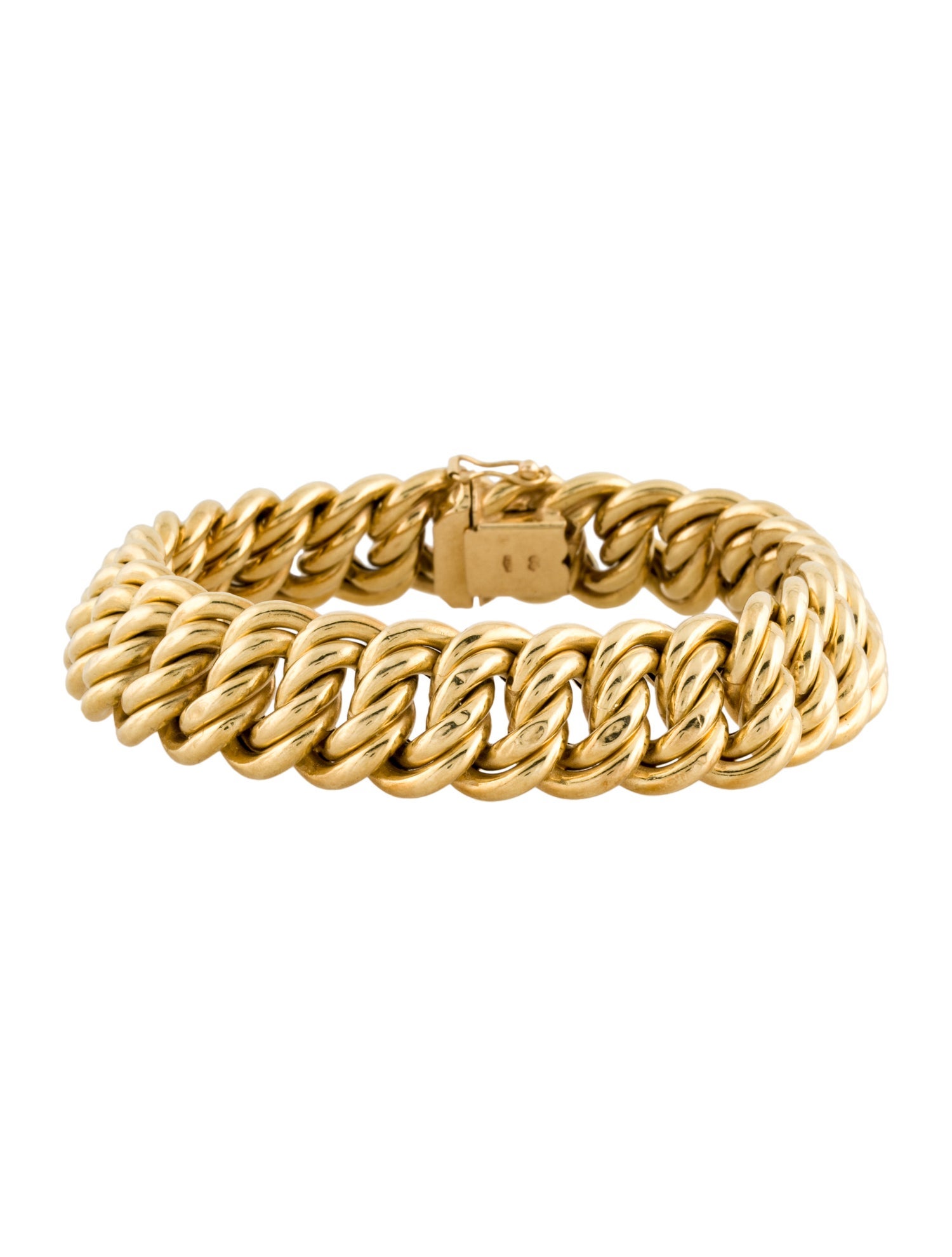 Tiffany & Co. Vintage 14K Russian Braid Bracelet - 14K Yellow Gold Link ...