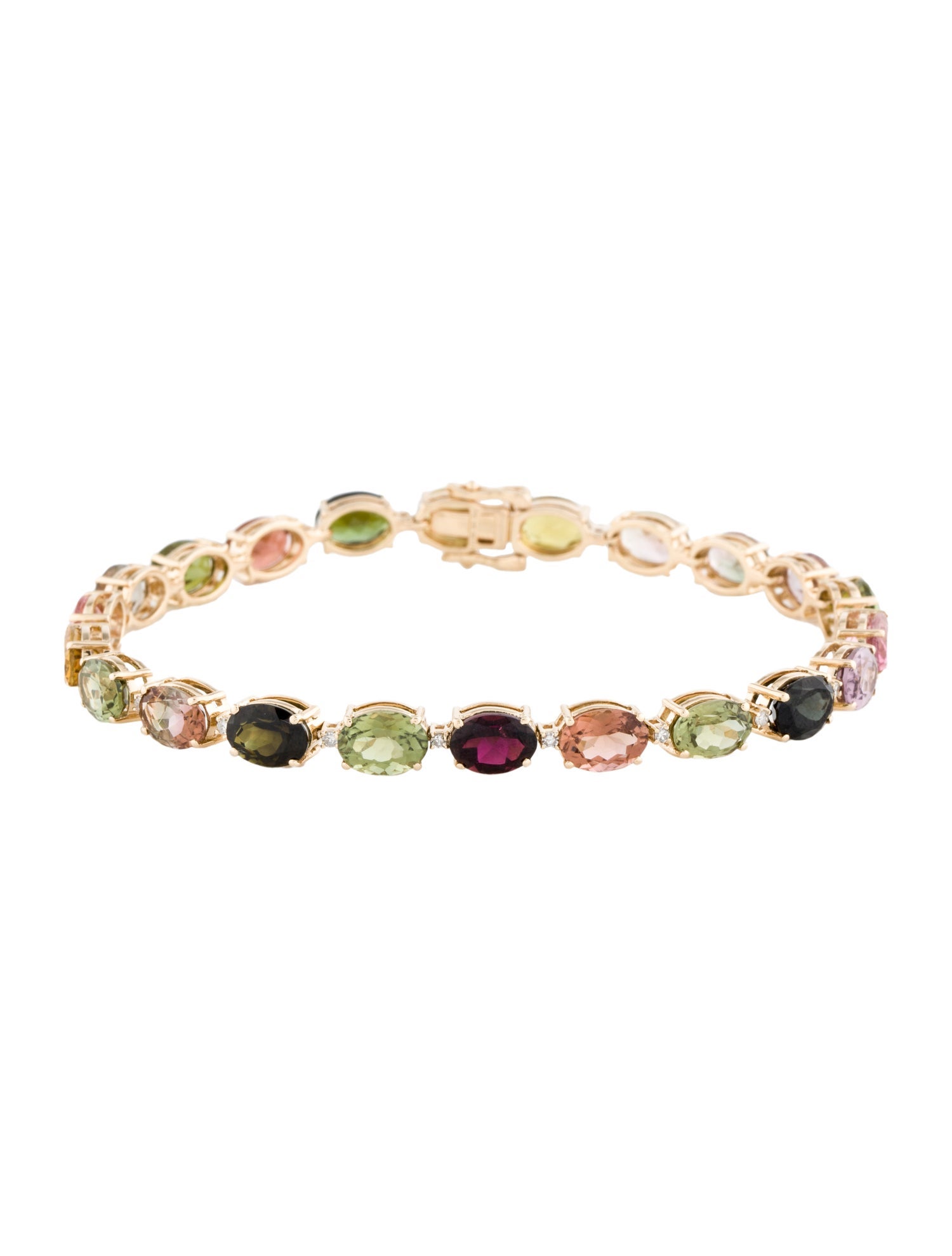 H.Stern 18K Citrine & Diamond Link Bracelet - 18K Yellow Gold Link ...