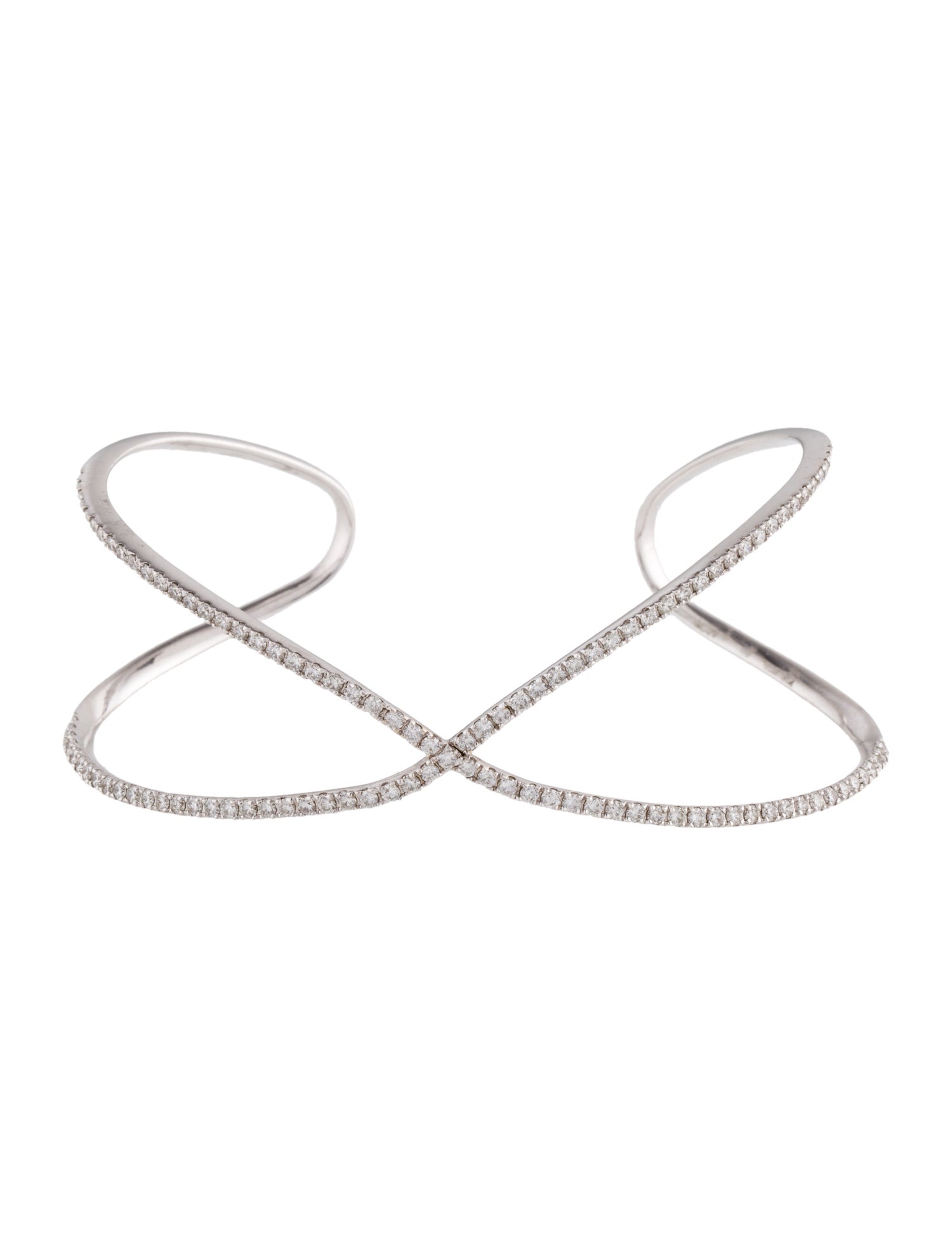 Bracelet 14K Diamond Cuff Bracelet - 14K Yellow Gold Cuff, Bracelets ...