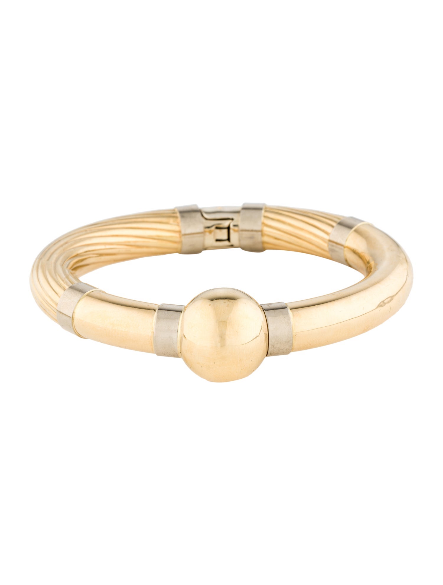 Bracelet 18K Bangle Bracelet - 18K Yellow Gold Bangle, Bracelets ...