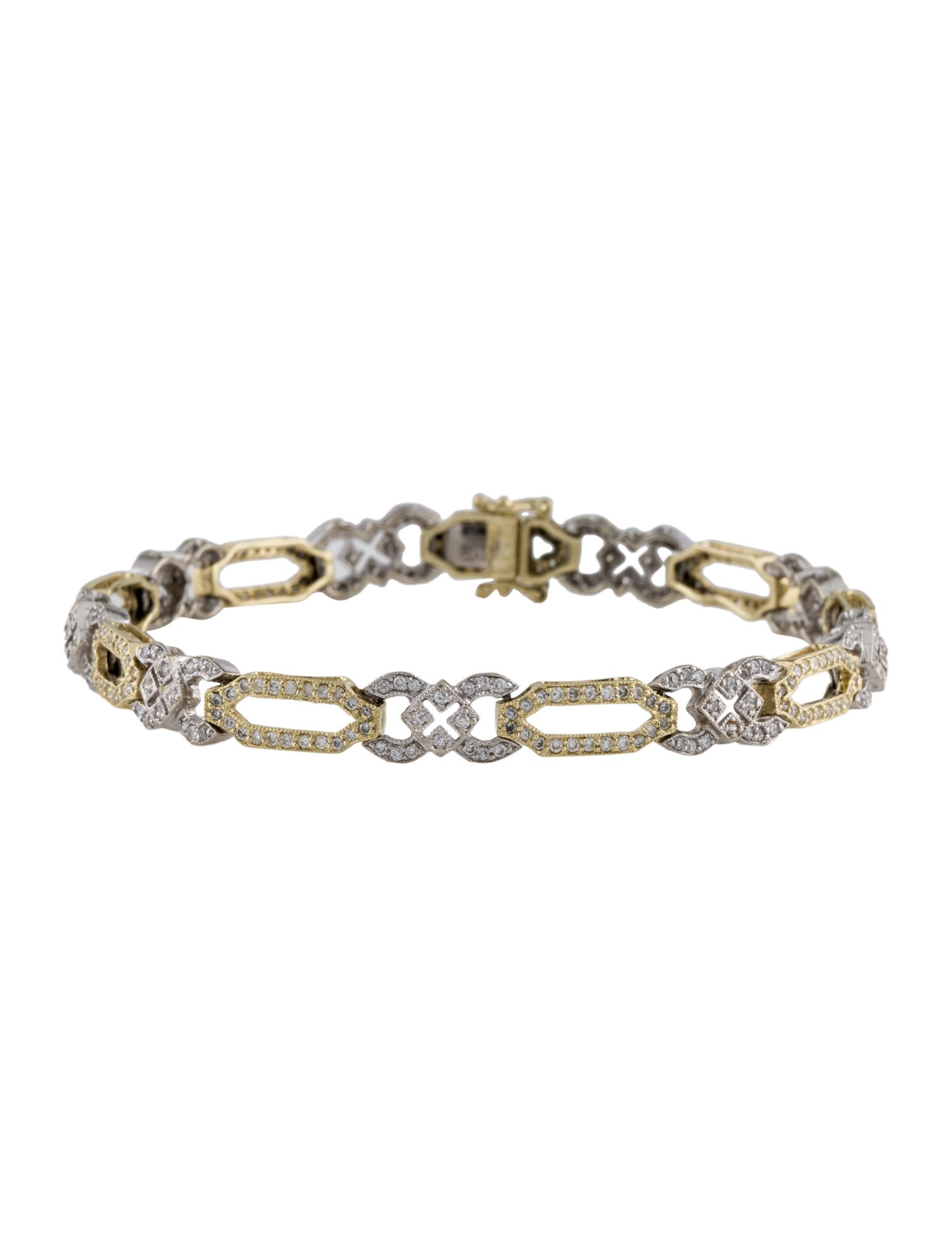 Christian Dior Vintage CD Link Bracelet - Gold-Plated Link, Bracelets ...