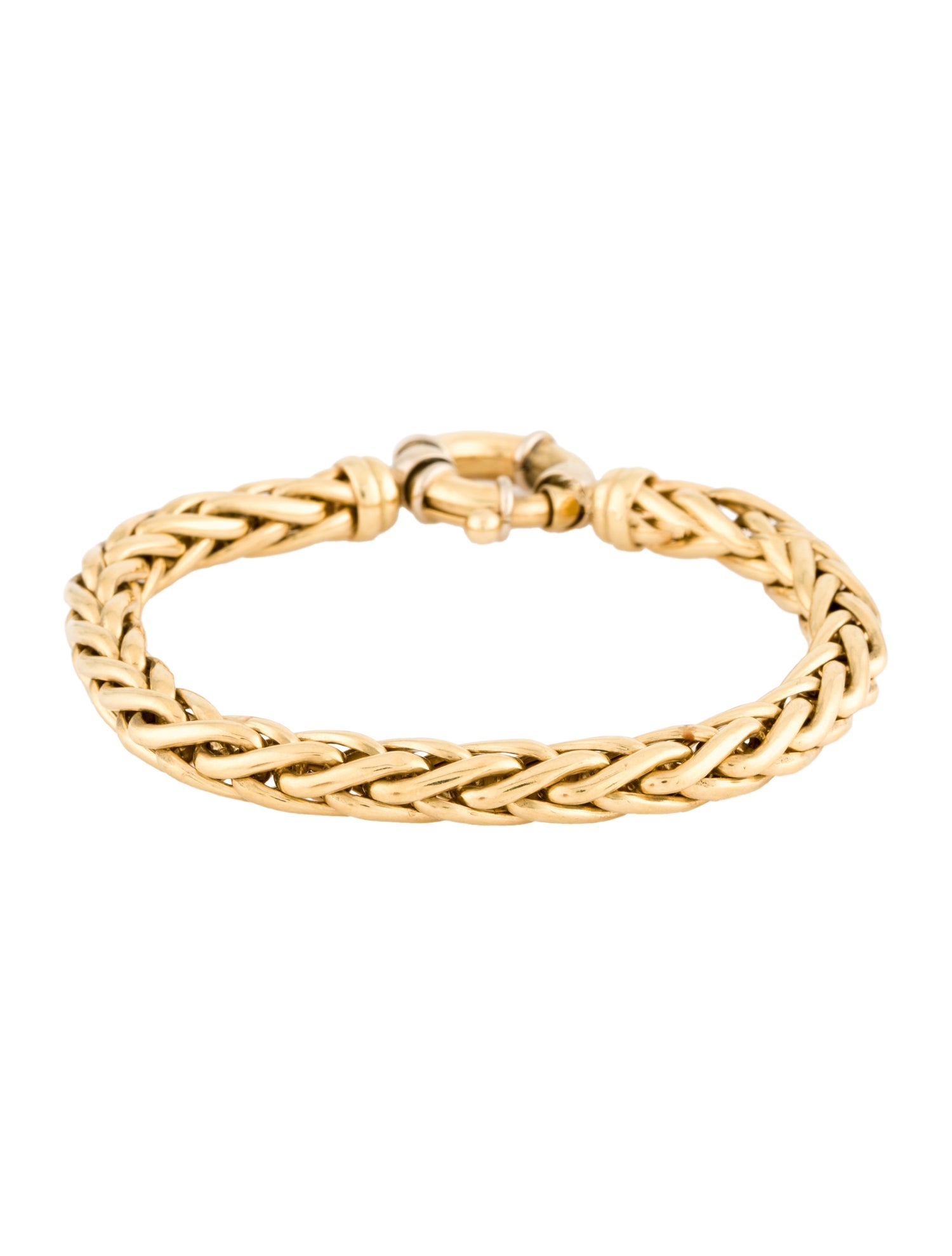 Tiffany & Co. Vintage 18K Wheat Chain Bracelet - 18K Yellow Gold Link, Bracelets - TIF276993 ...