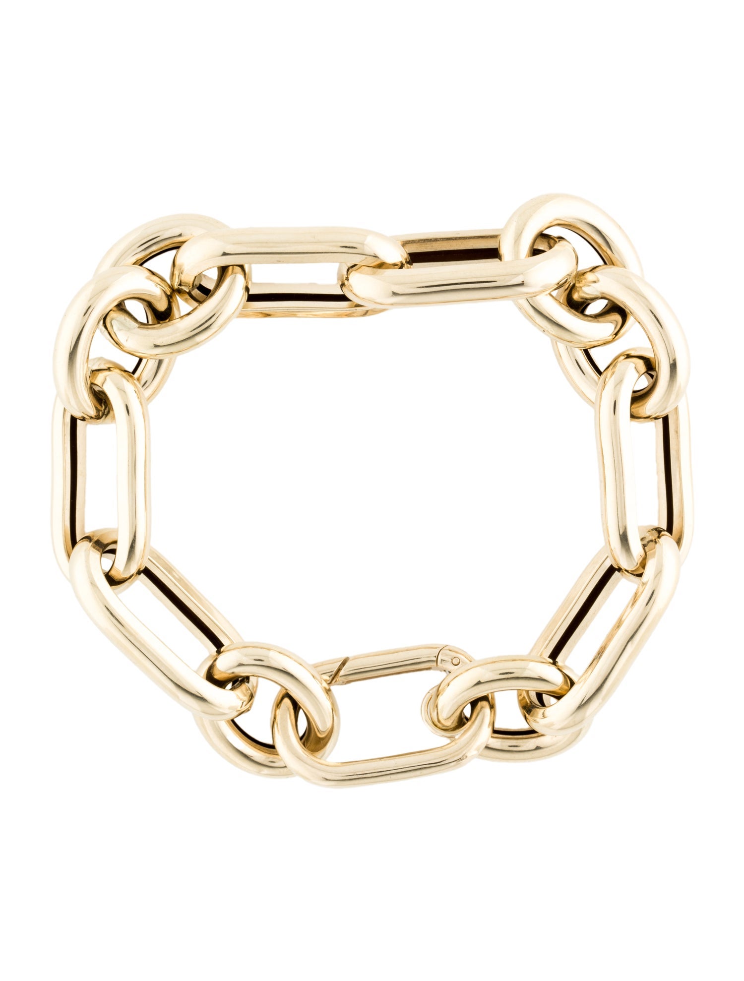 Bracelet 14K Large Link Bracelet - 14K Yellow Gold Link, Bracelets ...