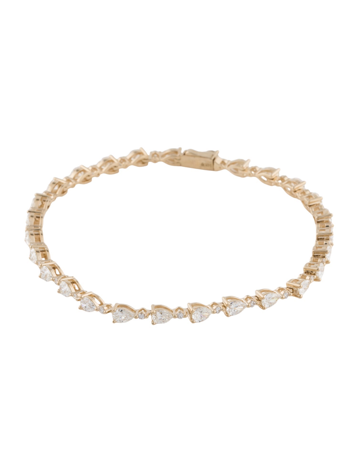 Marla Aaron Twisted Lock Mixed Metal Curb Chain Bracelet - 14K Yellow ...