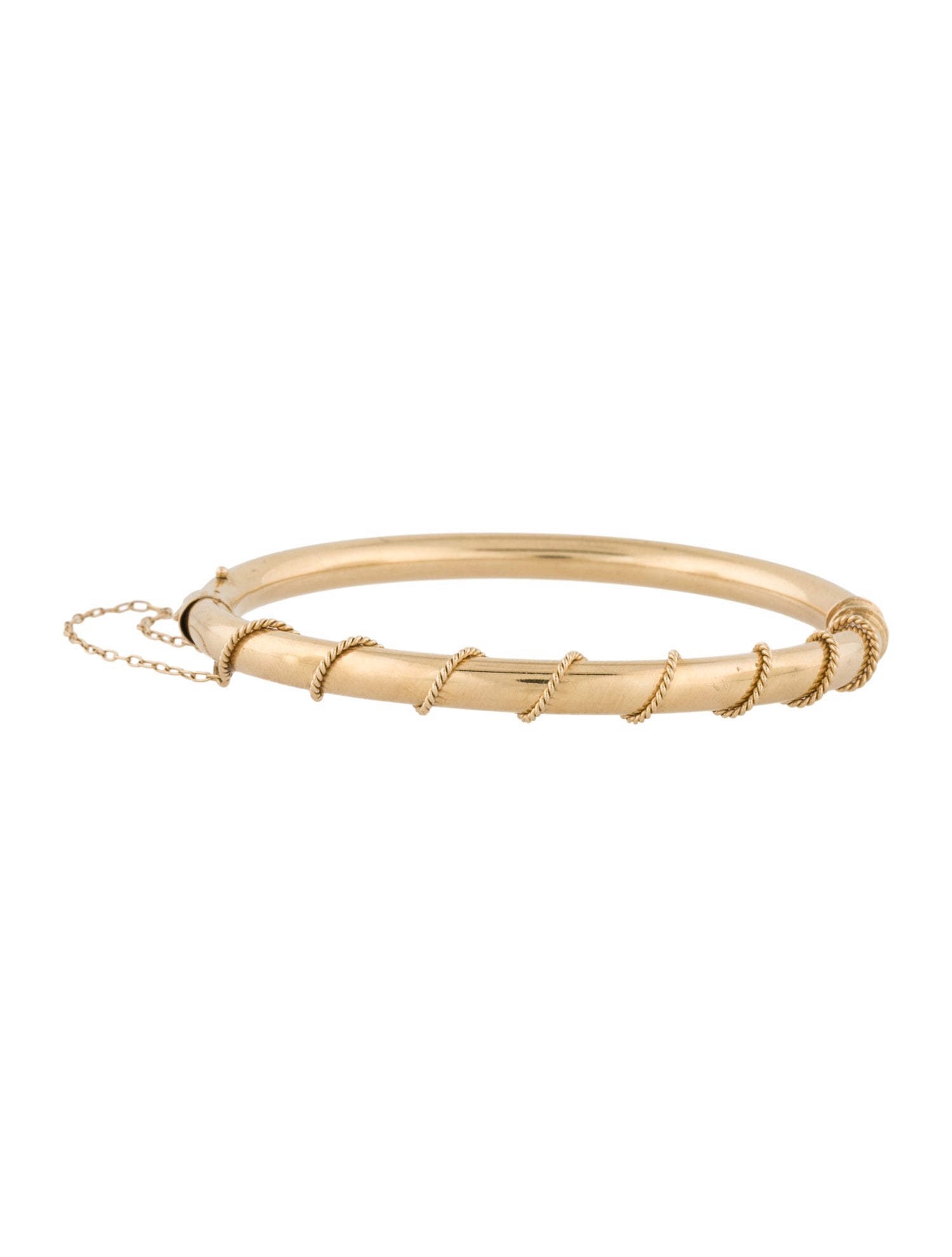 Bracelet 14K Textured Bangle Set - 14K Rose Gold Bangle, Bracelets ...