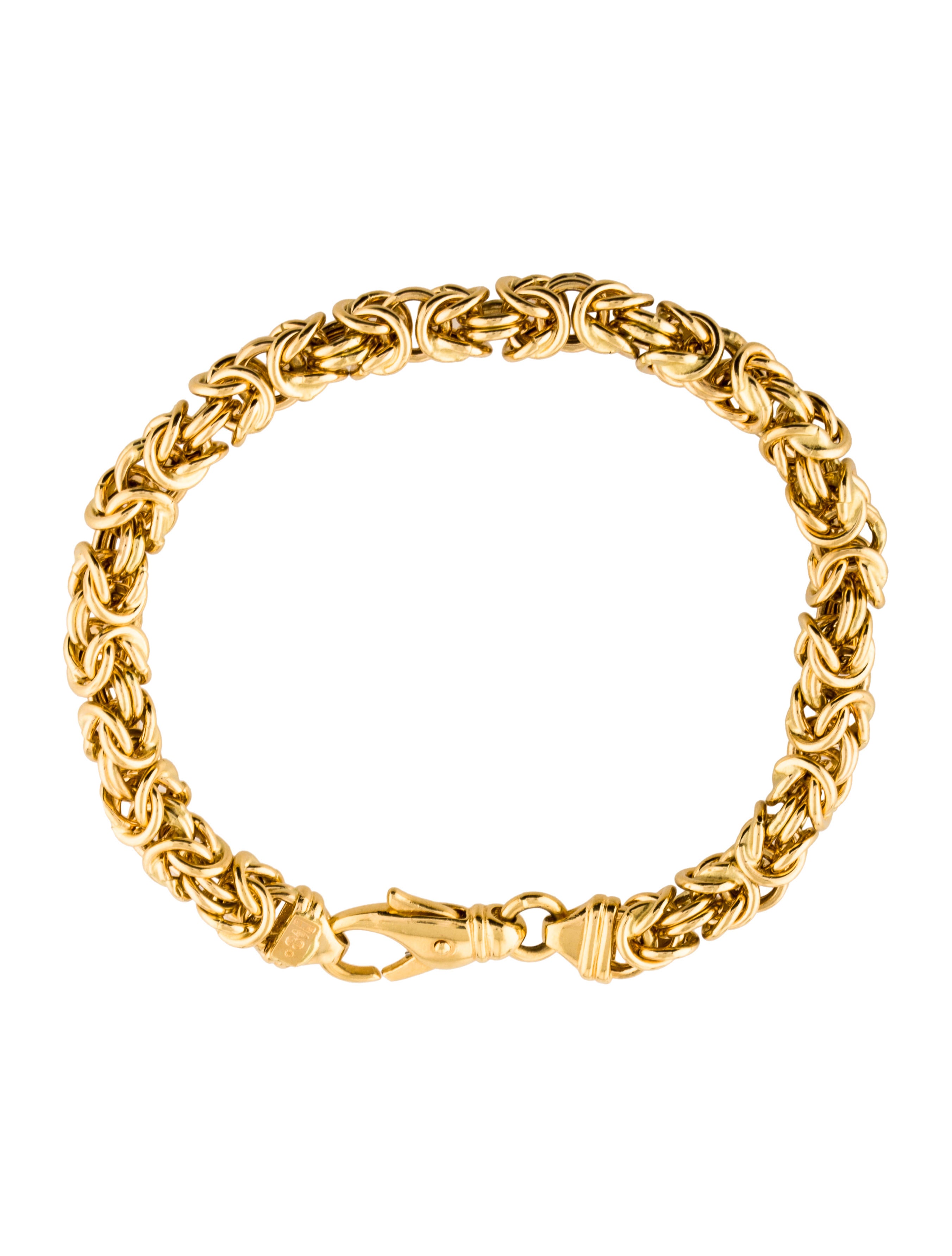 18K Byzantine Chain Bracelet - Bracelets - BRACE26841 | The RealReal
