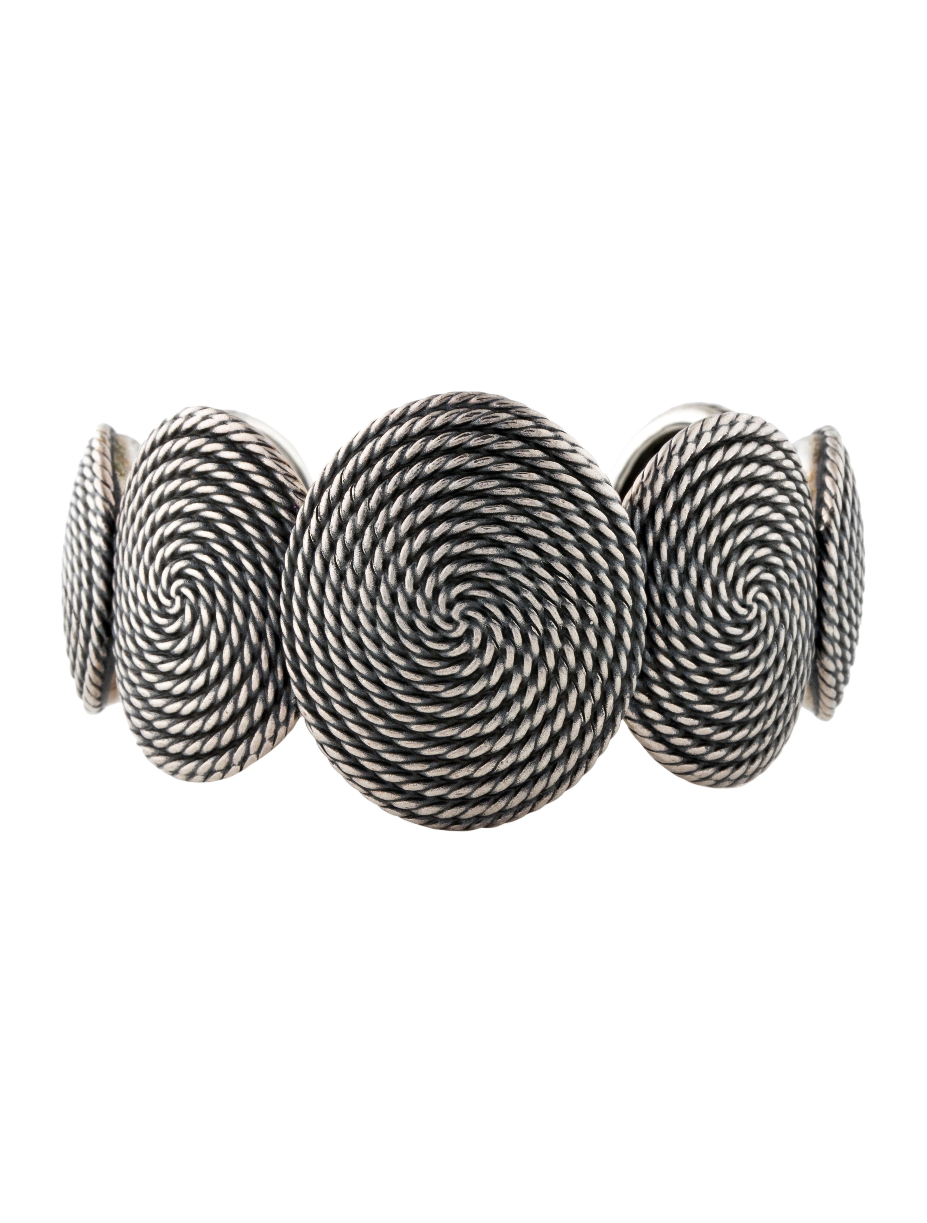 David Yurman Cable Coil Cuff Bracelet - Sterling Silver Cuff, Bracelets ...