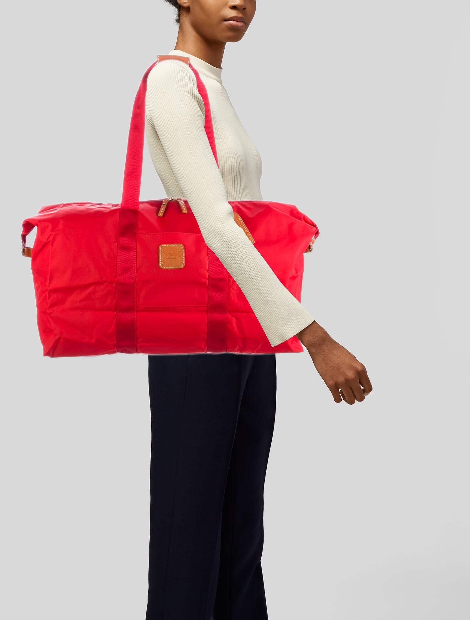 Jimmy Choo Leather-Trimmed Duffle Bag - Black Luggage and Travel ...