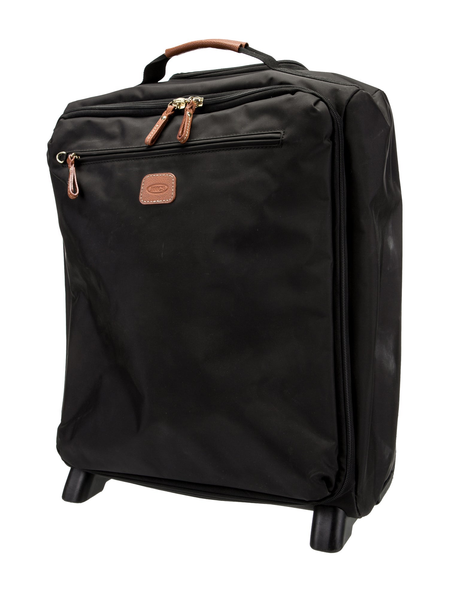 Bric's Nylon Leather-Trim Suitcase - Black Luggage and Travel, Handbags ...