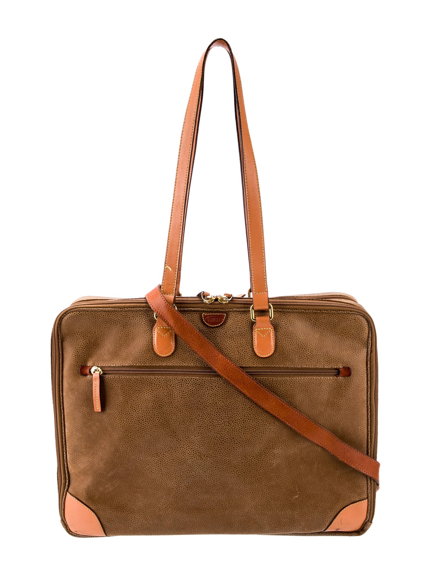 Bric's Leather Tri-Toned Bag - Brown Briefcases, Bags - BRC21691 | The ...