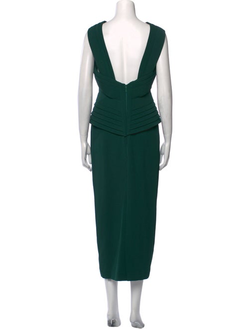 Brandon Maxwell V-Neck Long Dress - Black Dresses, Clothing ...