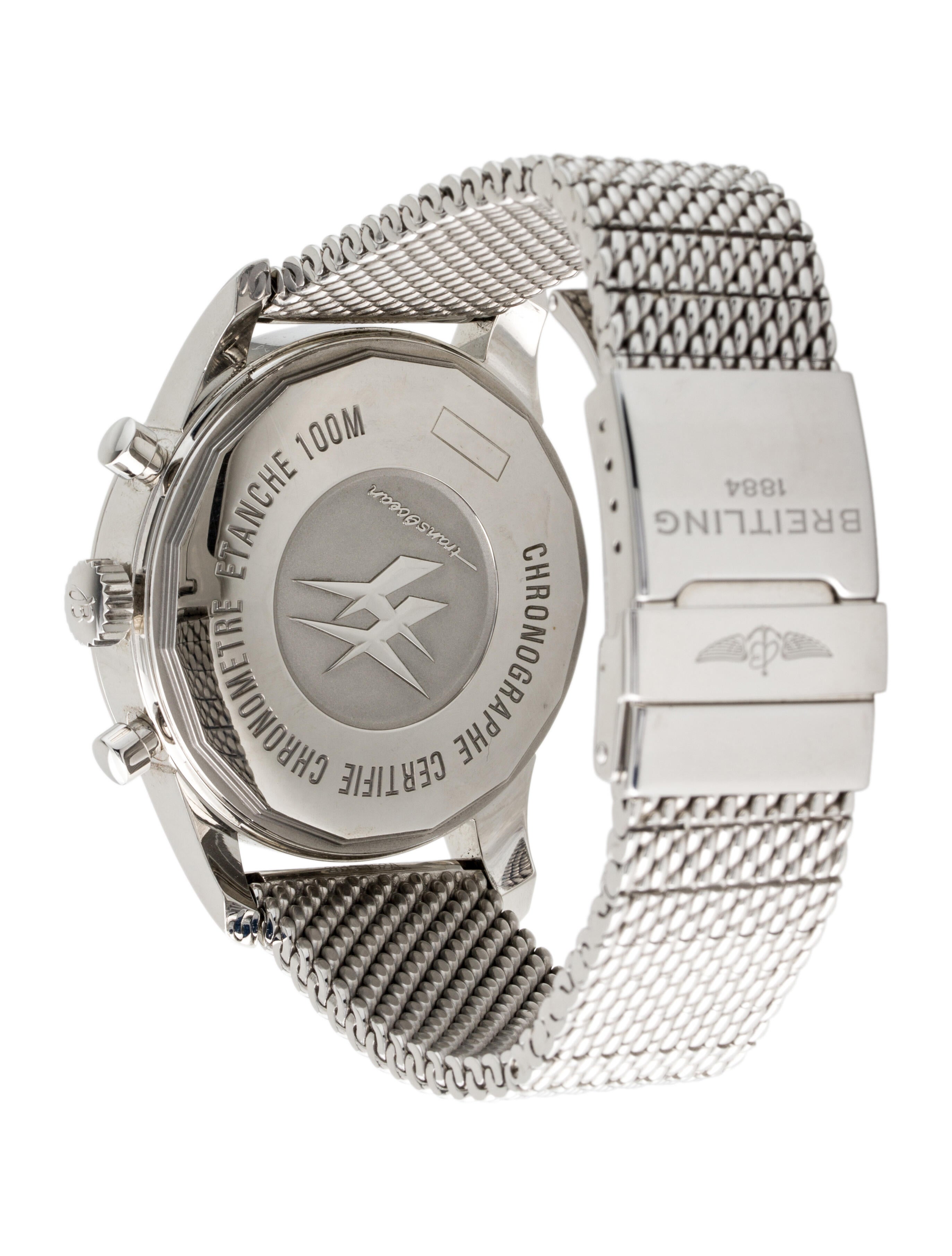 Breitling Transocean Chronograph Unitime Watch | The RealReal