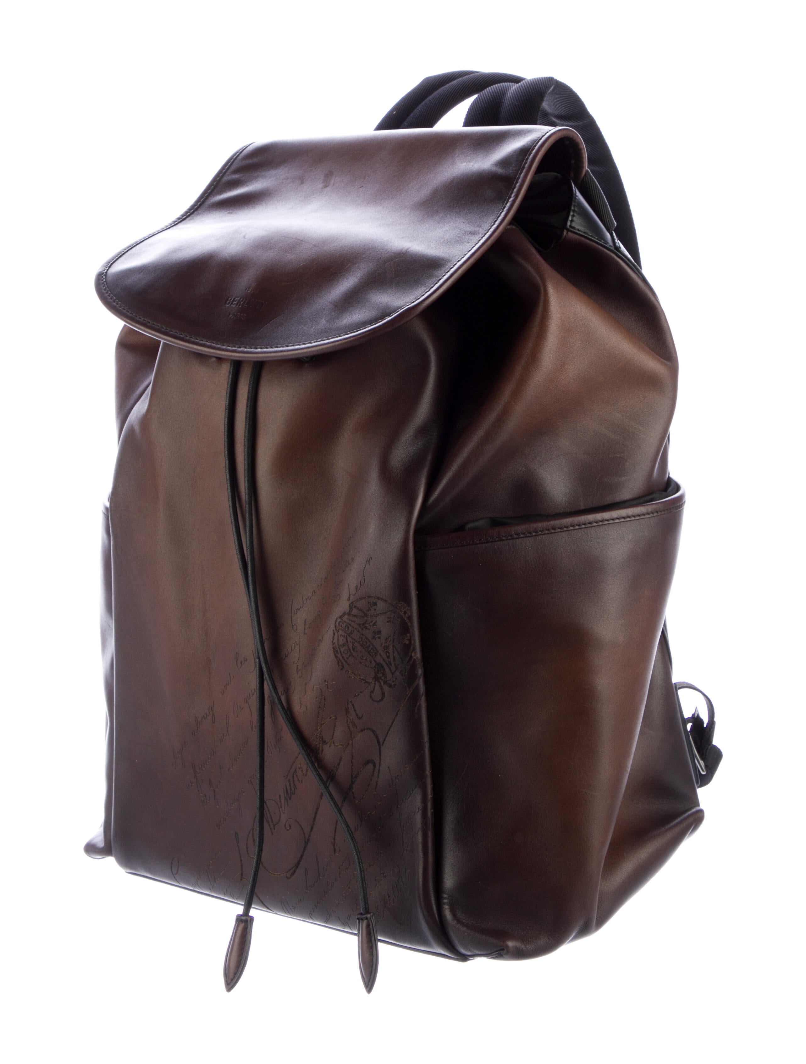 Berluti Leather Backpack Bag - Brown Backpacks, Bags - BRL24857 | The ...