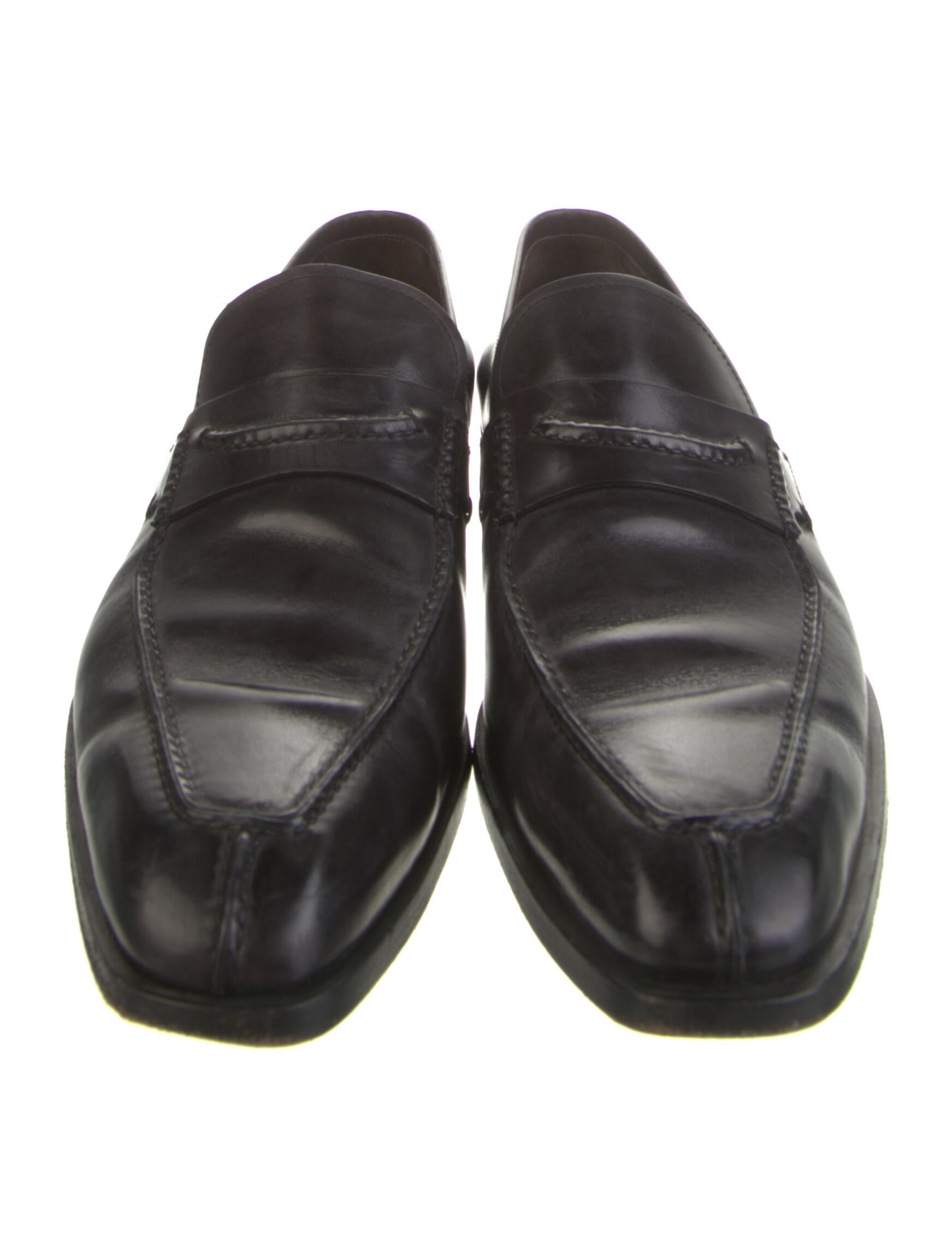 Berluti Leather Loafers - Black Loafers, Shoes - BRL25184 | The RealReal
