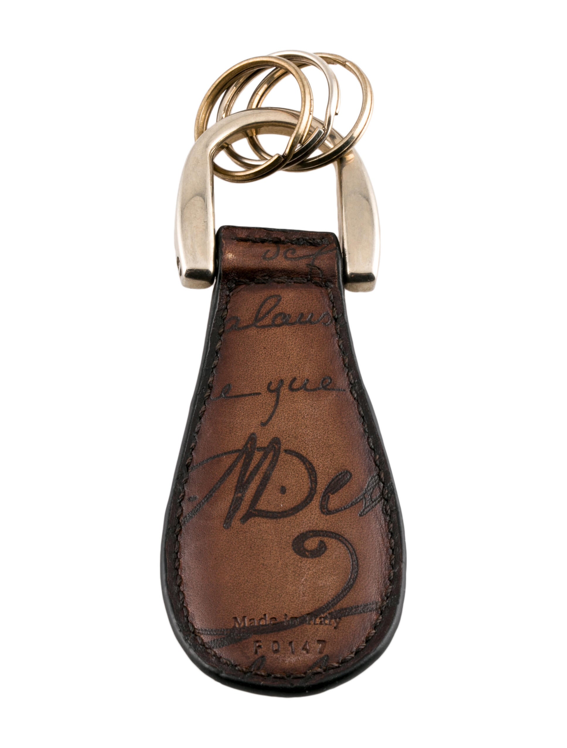 Moncler Metal Logo Keychain - Silver Keychains, Accessories - MOC25134 ...