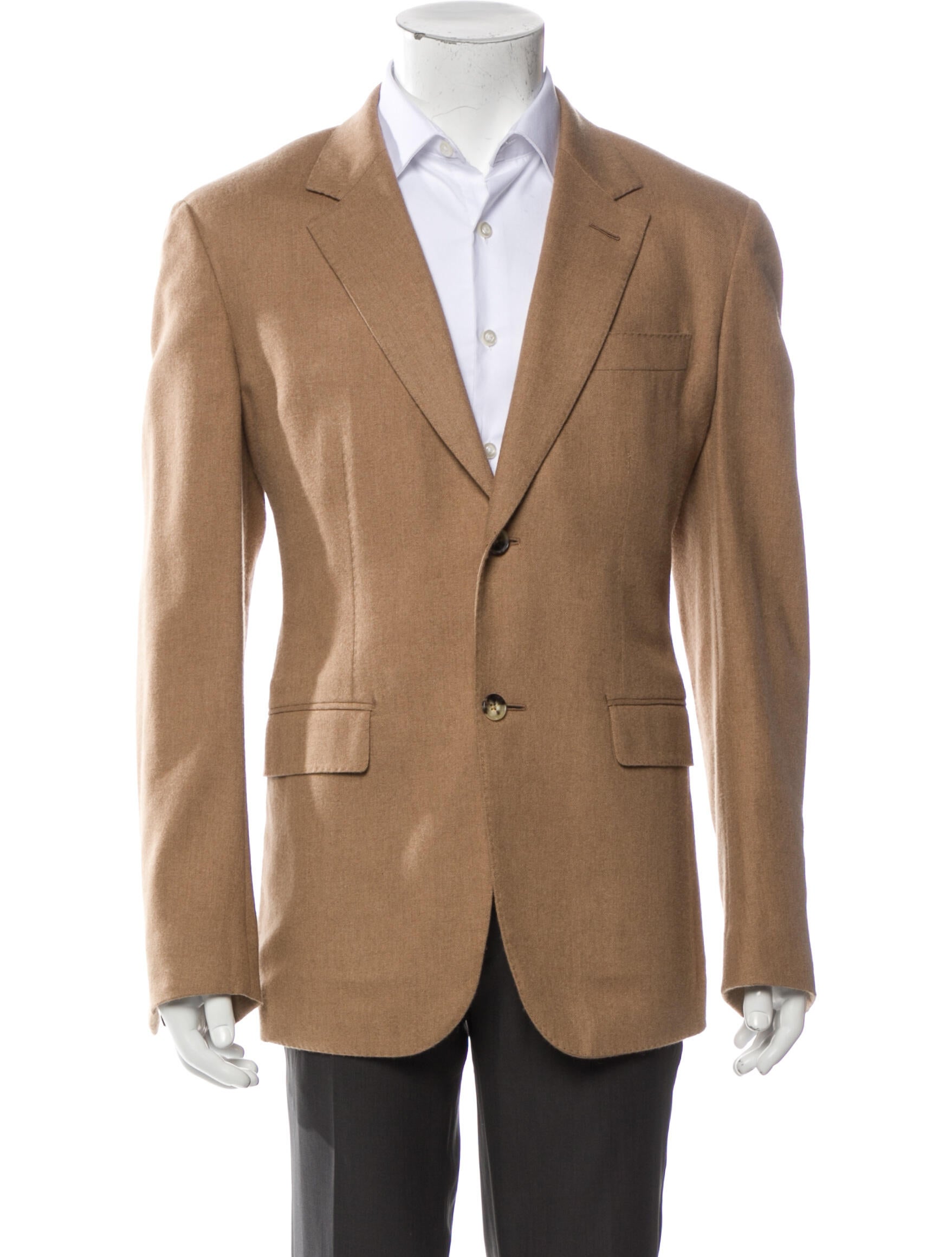 Bijan Pinstriped Two-Piece Suit - Black, 11.5" Rise Suiting, Clothing ...