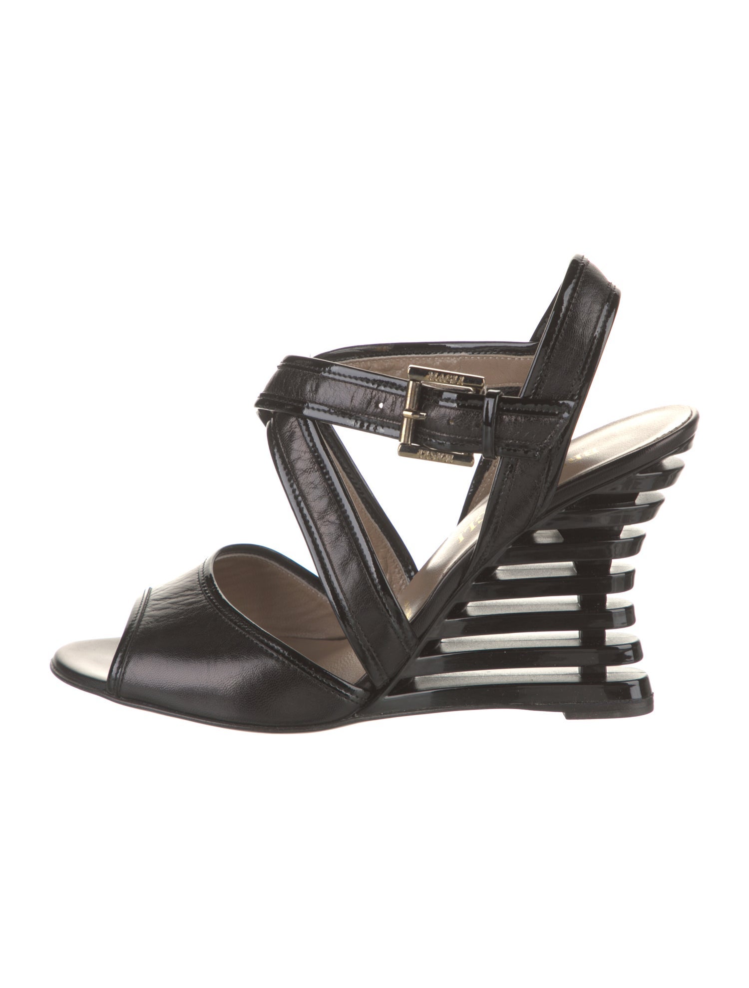 Prada Leather Gladiator Sandals - Sandals, Shoes | The RealReal