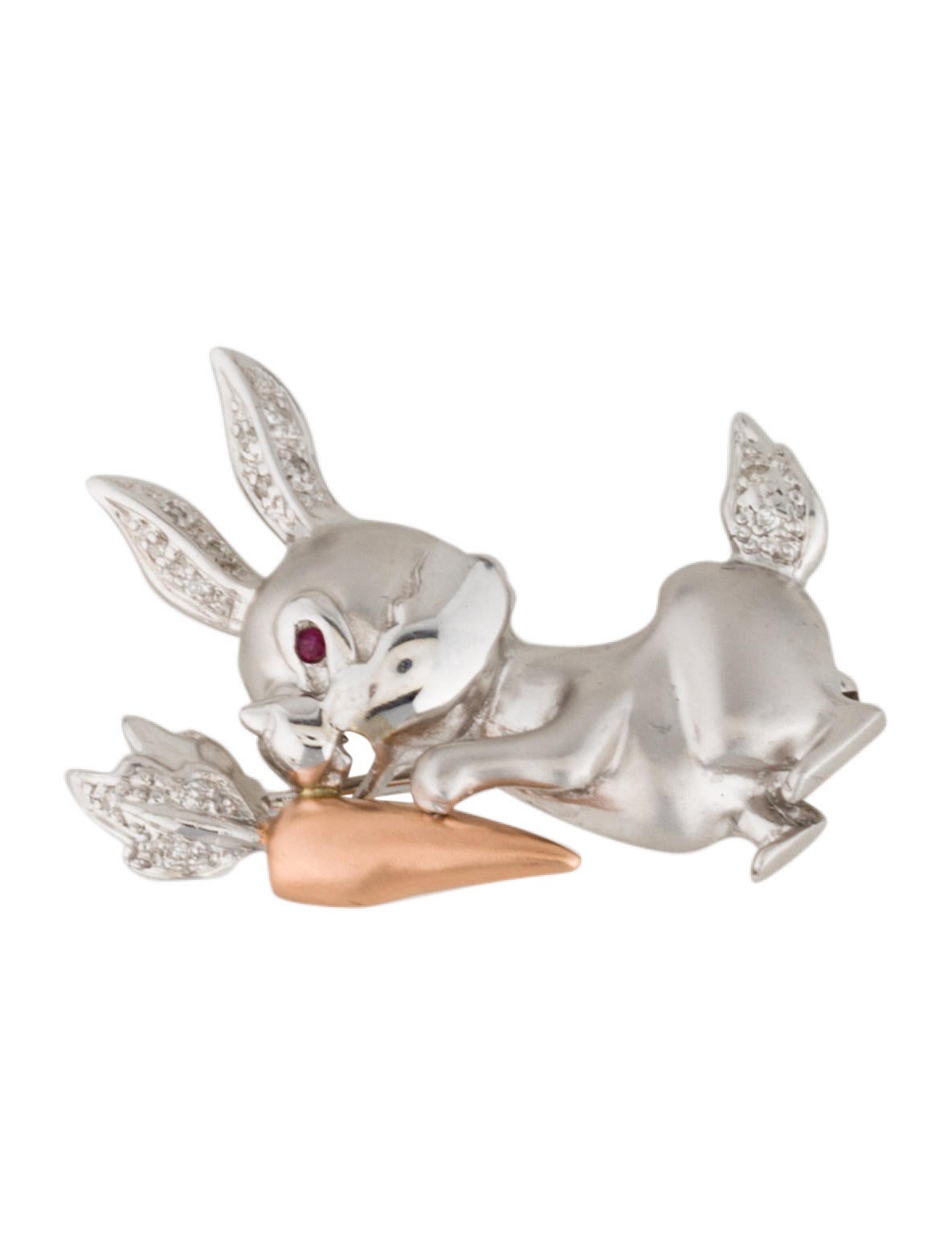 Brooch 14K Rabbit Brooch - Brooches - BROOC20232 | The RealReal