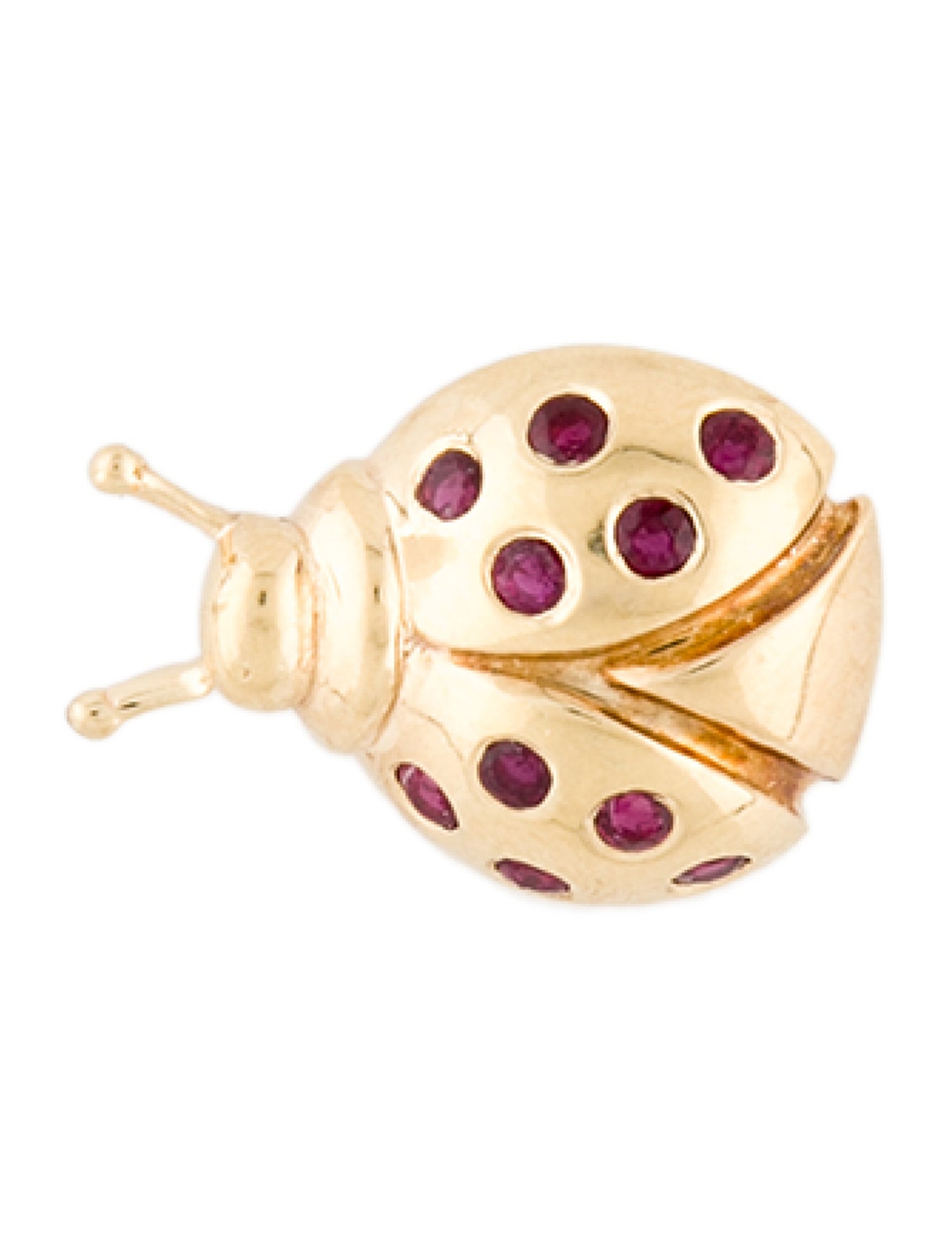 Brooch 14K Ruby Ladybug Pin - 14K Yellow Gold Pin, Brooches - BROOC48443 | The RealReal