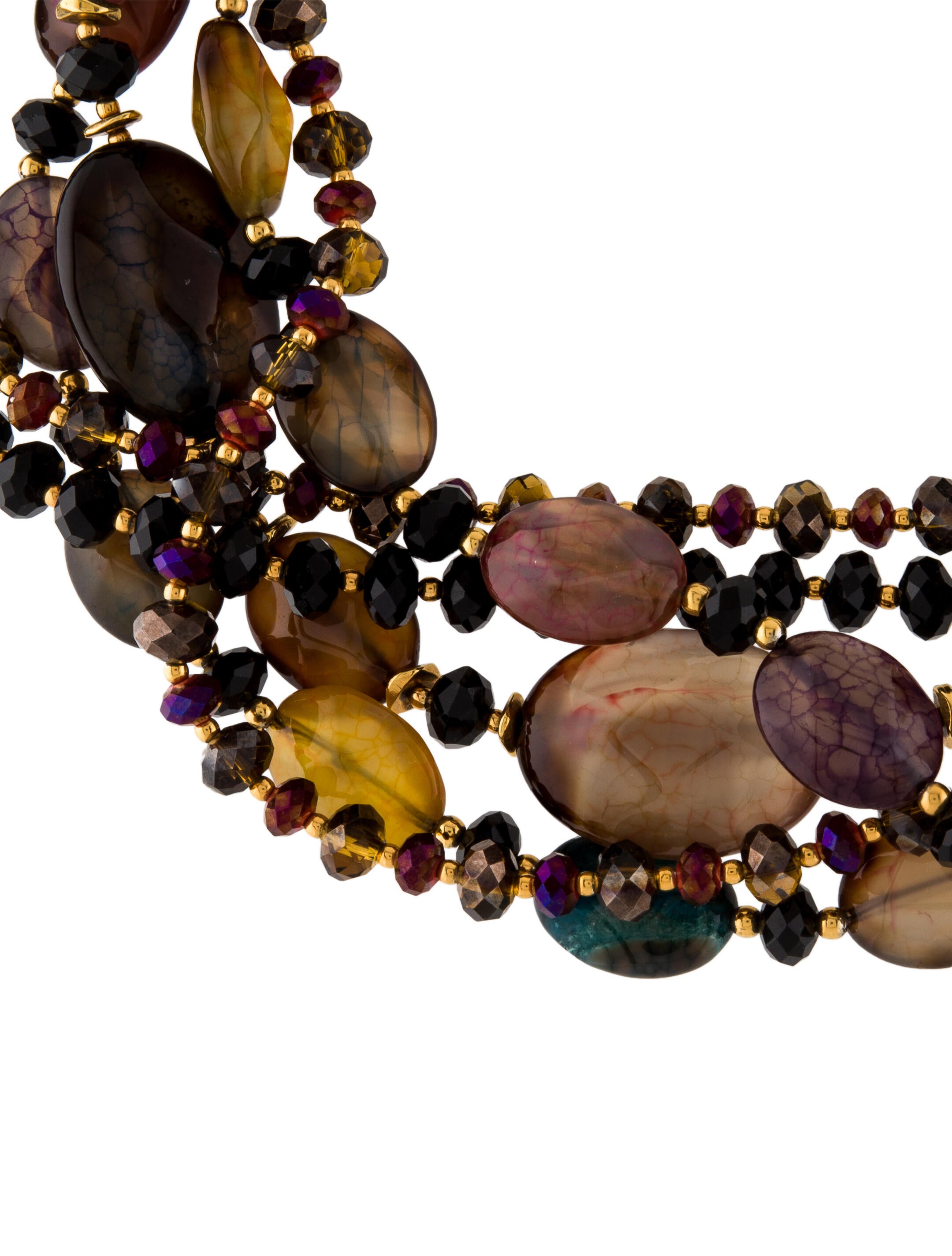 Barrera Multi-stone Multistrand Necklace - Bead Strand, Necklaces ...