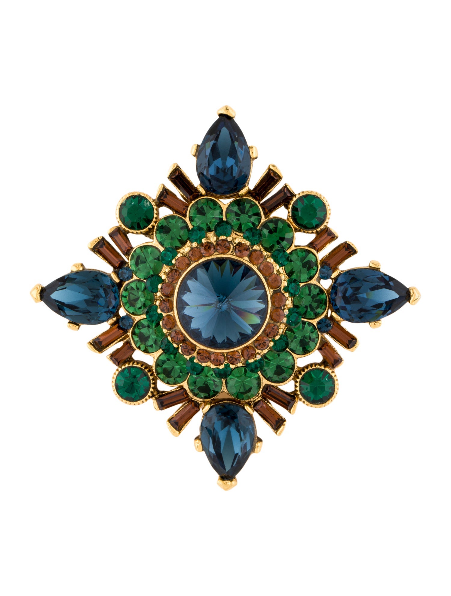 Givenchy Knot Brooch - Gold-Tone Metal Pin, Brooches - GIV40562 | The ...