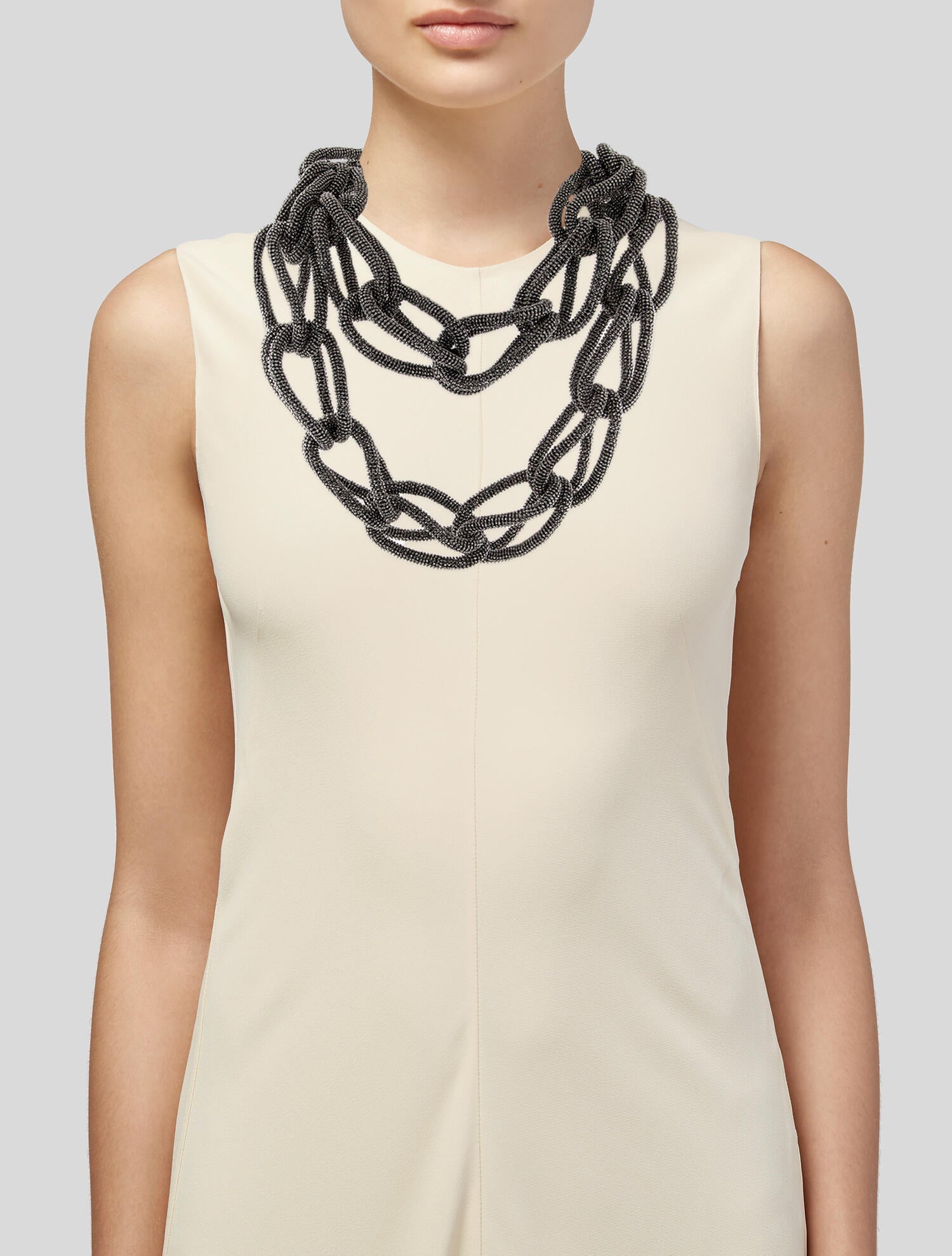 LALI Jewels Beaded Diamond Collar Necklace - 18K Yellow Gold Collar ...