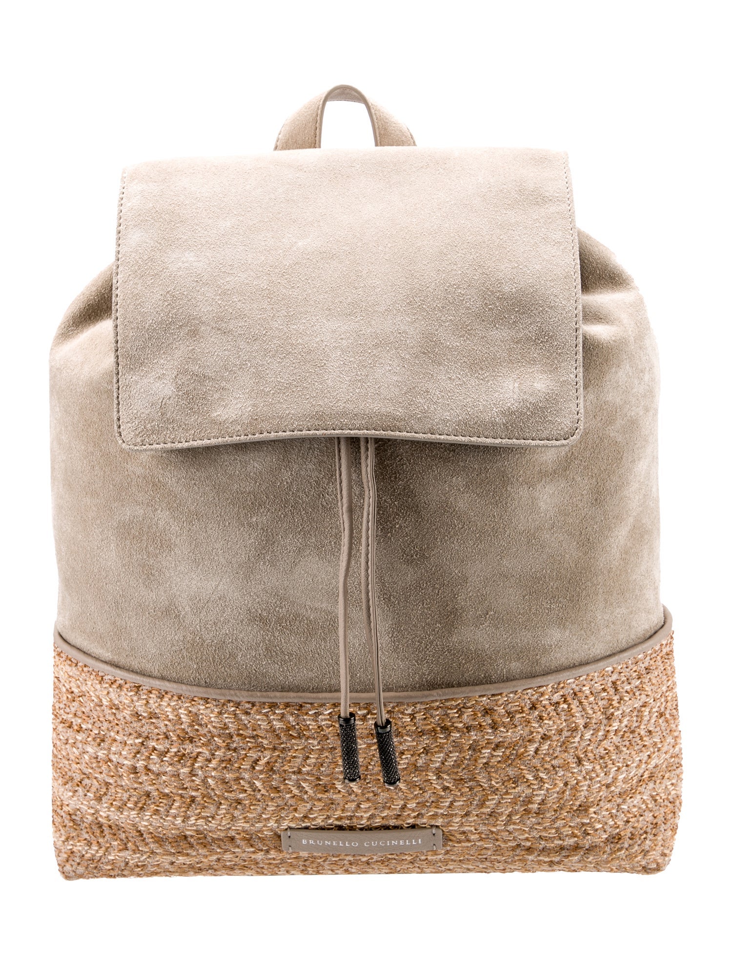Brunello Cucinelli Suede Backpack - Neutrals Backpacks, Handbags ...