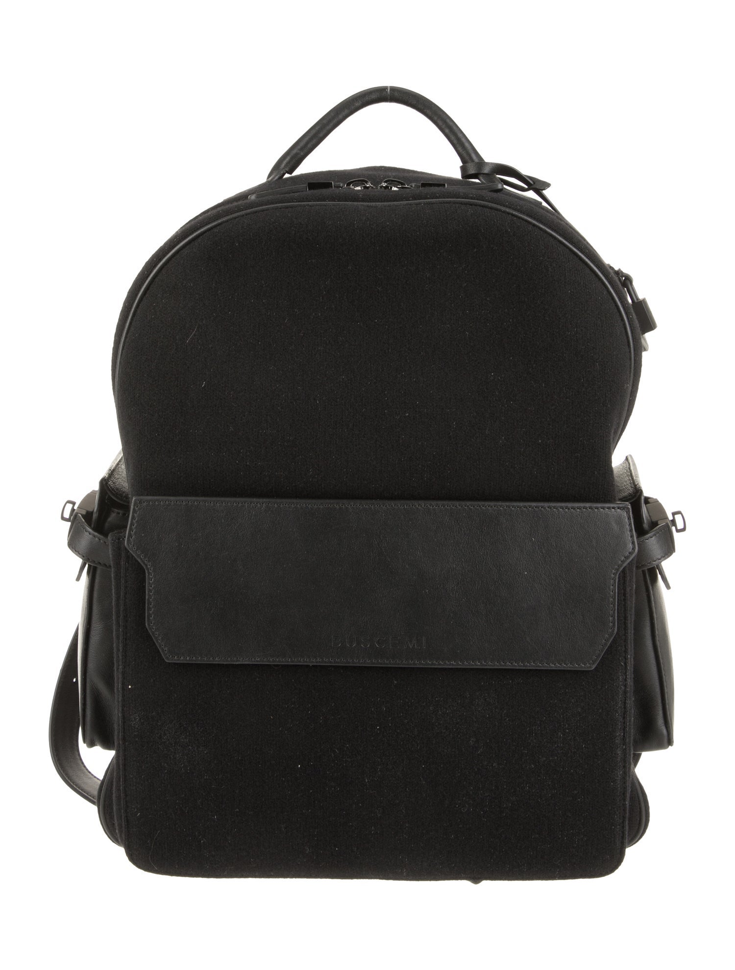 Buscemi Leather Backpack - Black Backpacks, Handbags - BSI26595 | The ...