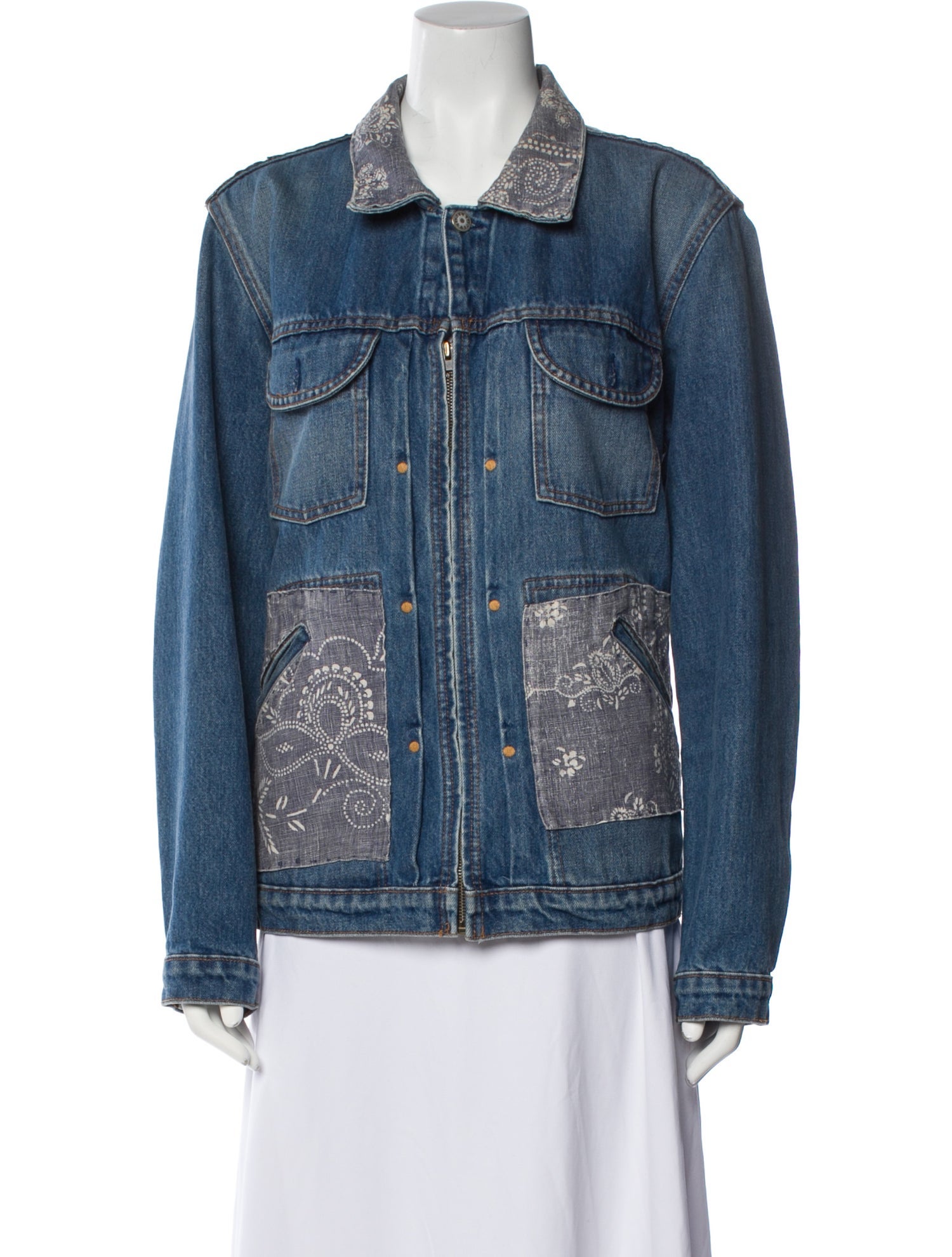 B Sides Denim Jacket - Blue Jackets, Clothing - BSIDE23100 | The RealReal