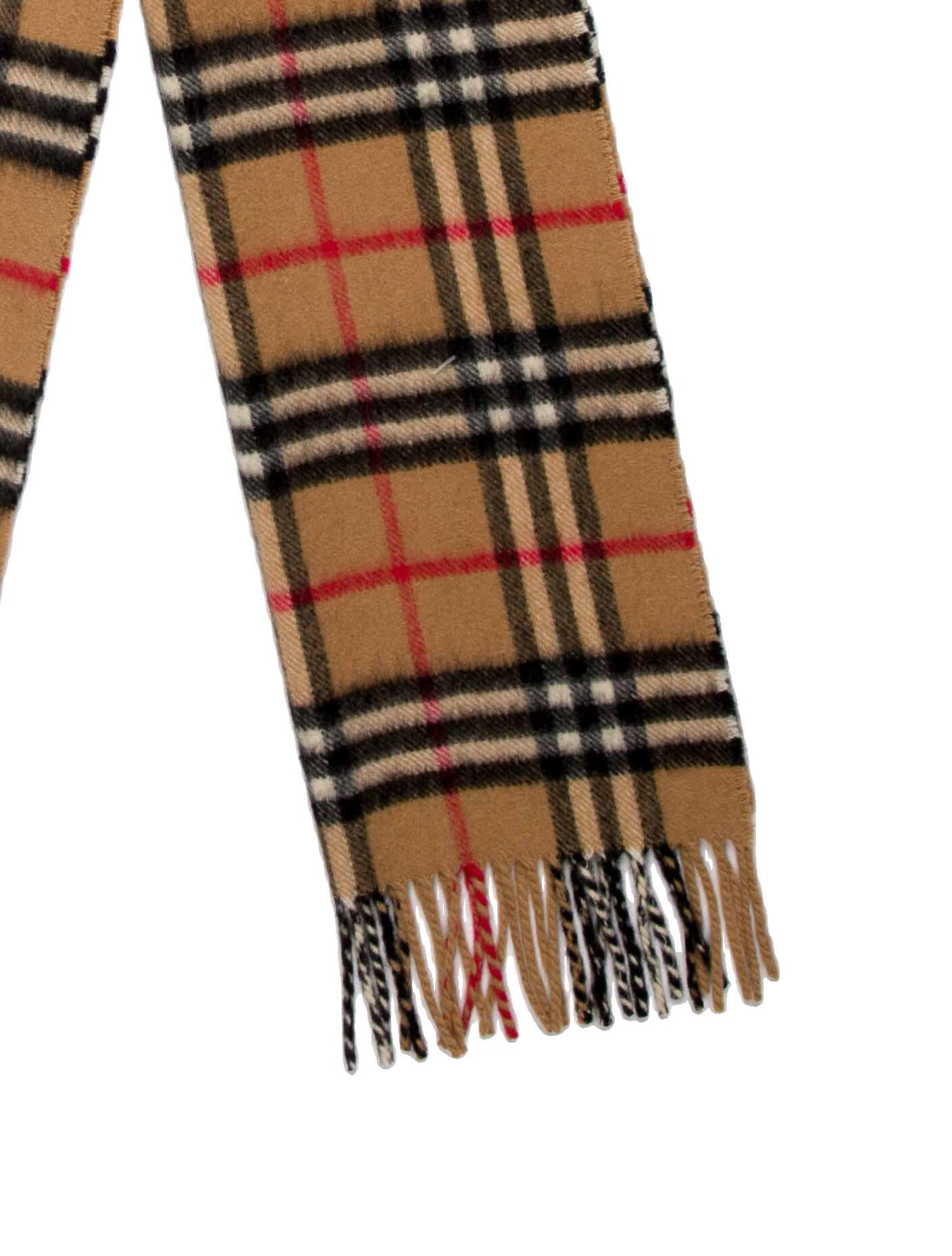 Burberry Silk Nova Check Pattern Scarf - Neutrals Scarves and Shawls ...