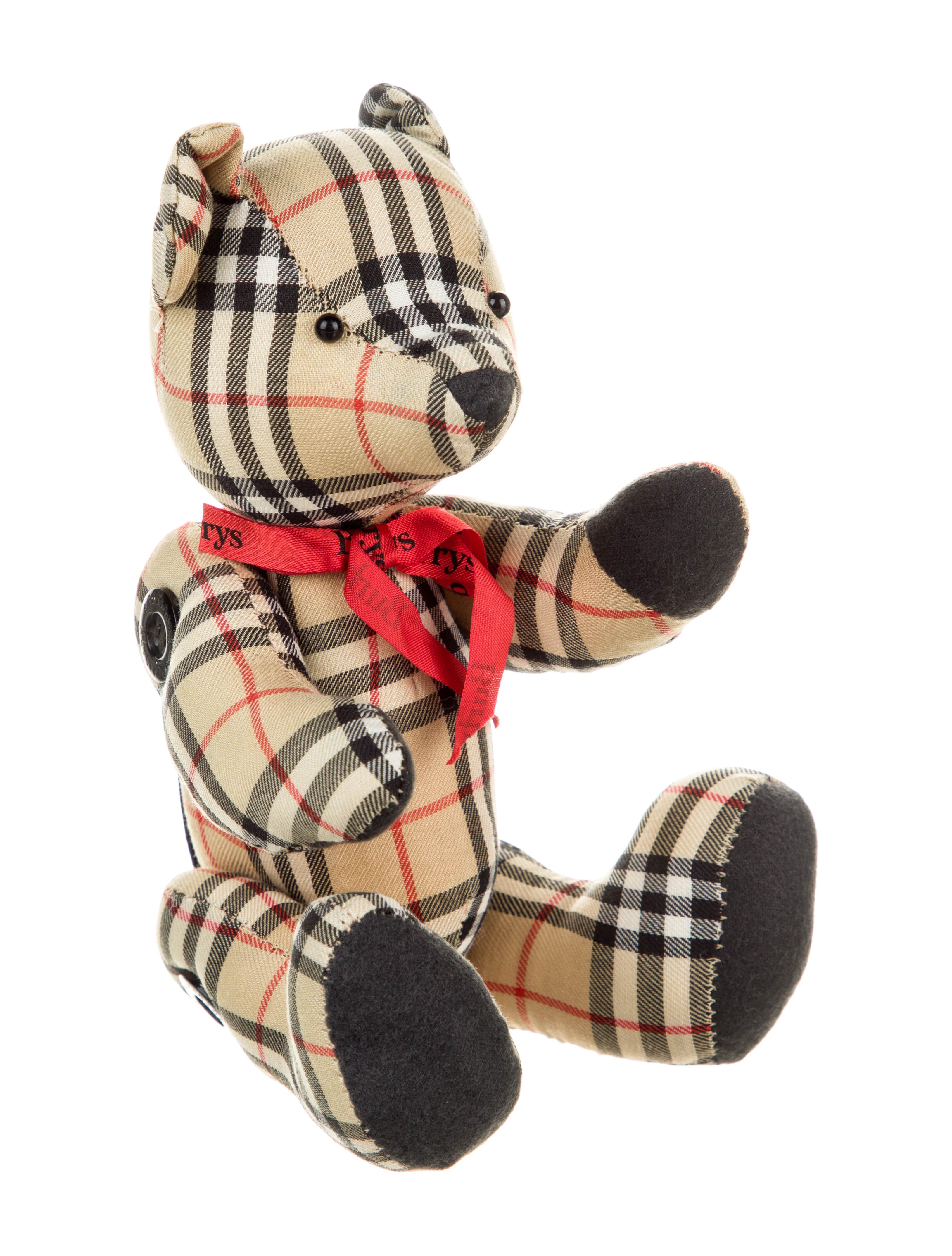 Burberry's Vintage Nova Check Teddy Bear - Neutrals Kids Decor ...