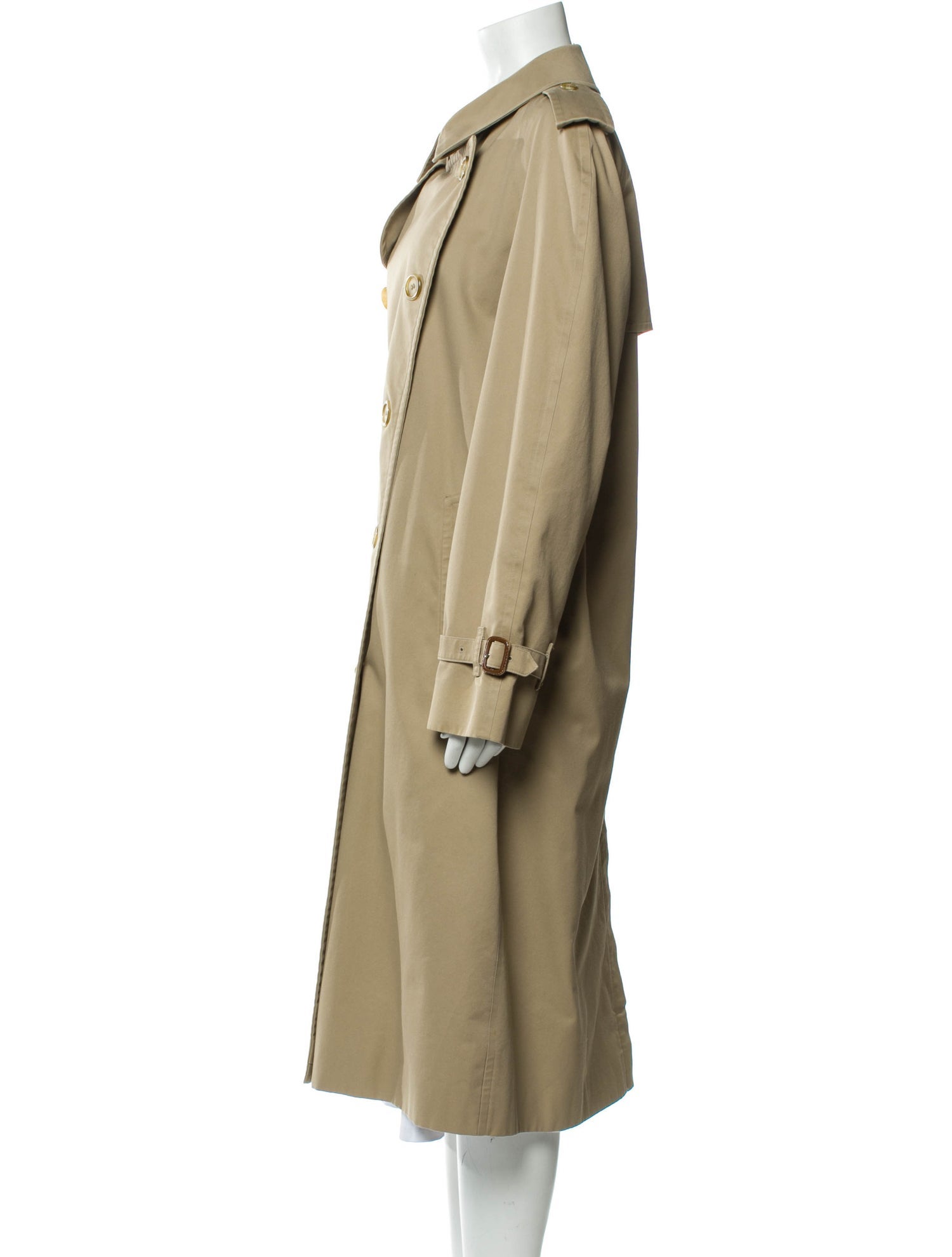 Burberry's Nova Check Pattern Trench Coat - Neutrals Outerwear ...
