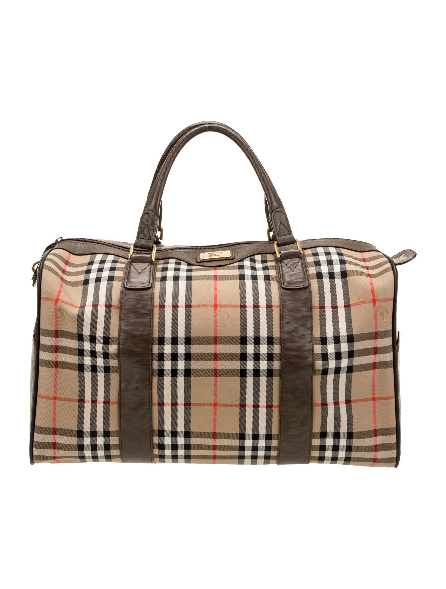 Burberry's Canvas Weekender Bag - Neutrals Luggage and Travel, Handbags ...
