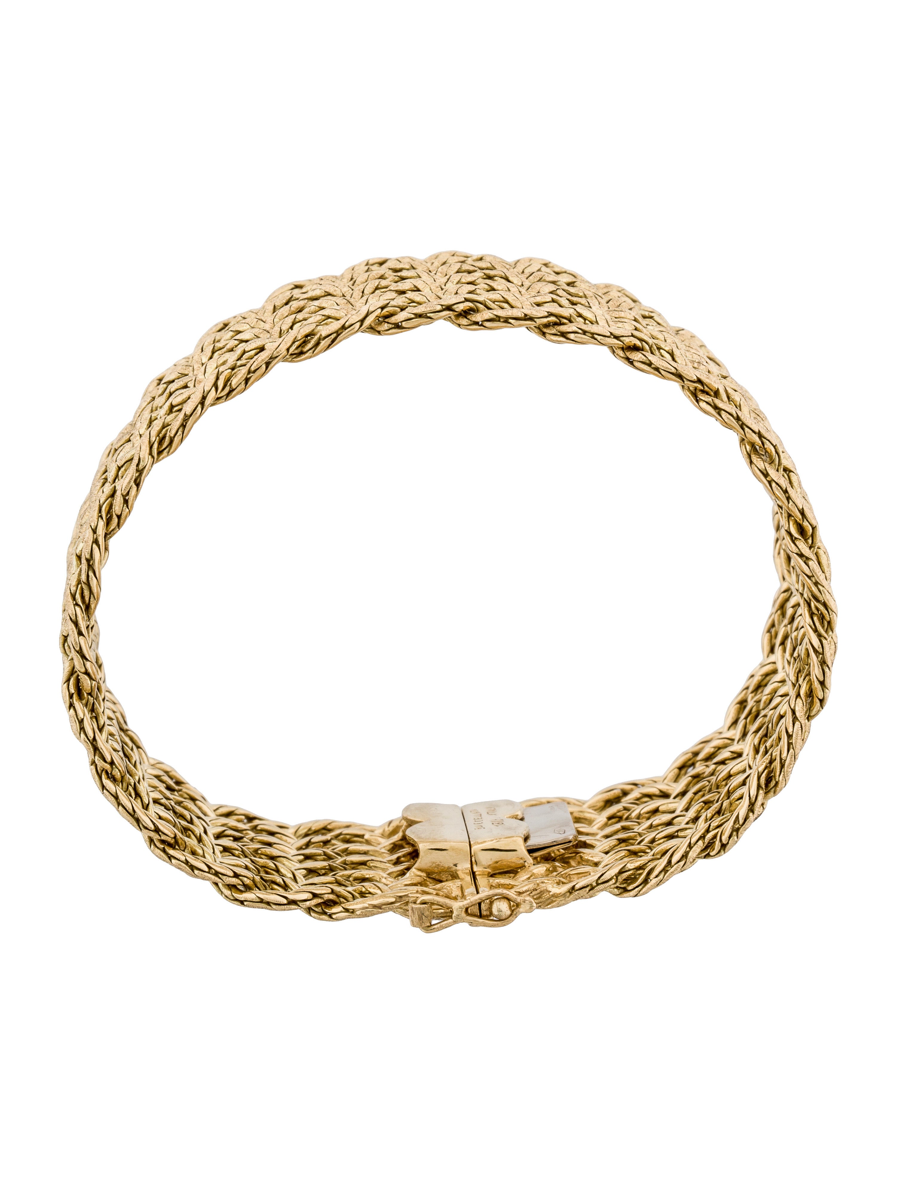 Buccellati 18K Wide Woven Bracelet - Bracelets - BUC20260 | The RealReal