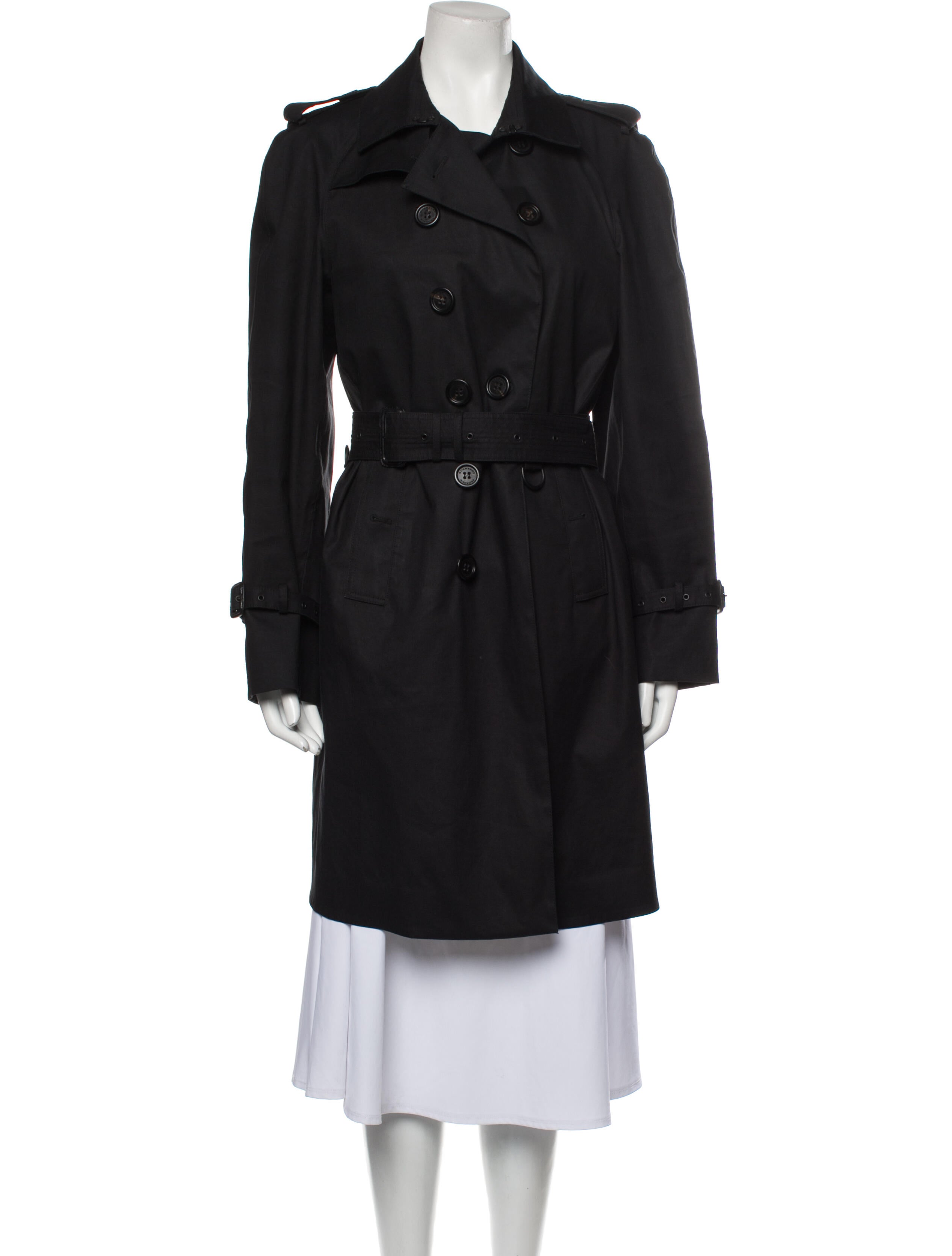 Marcell Von Berlin Lamb Leather Trench Coat - Green Coats, Clothing ...