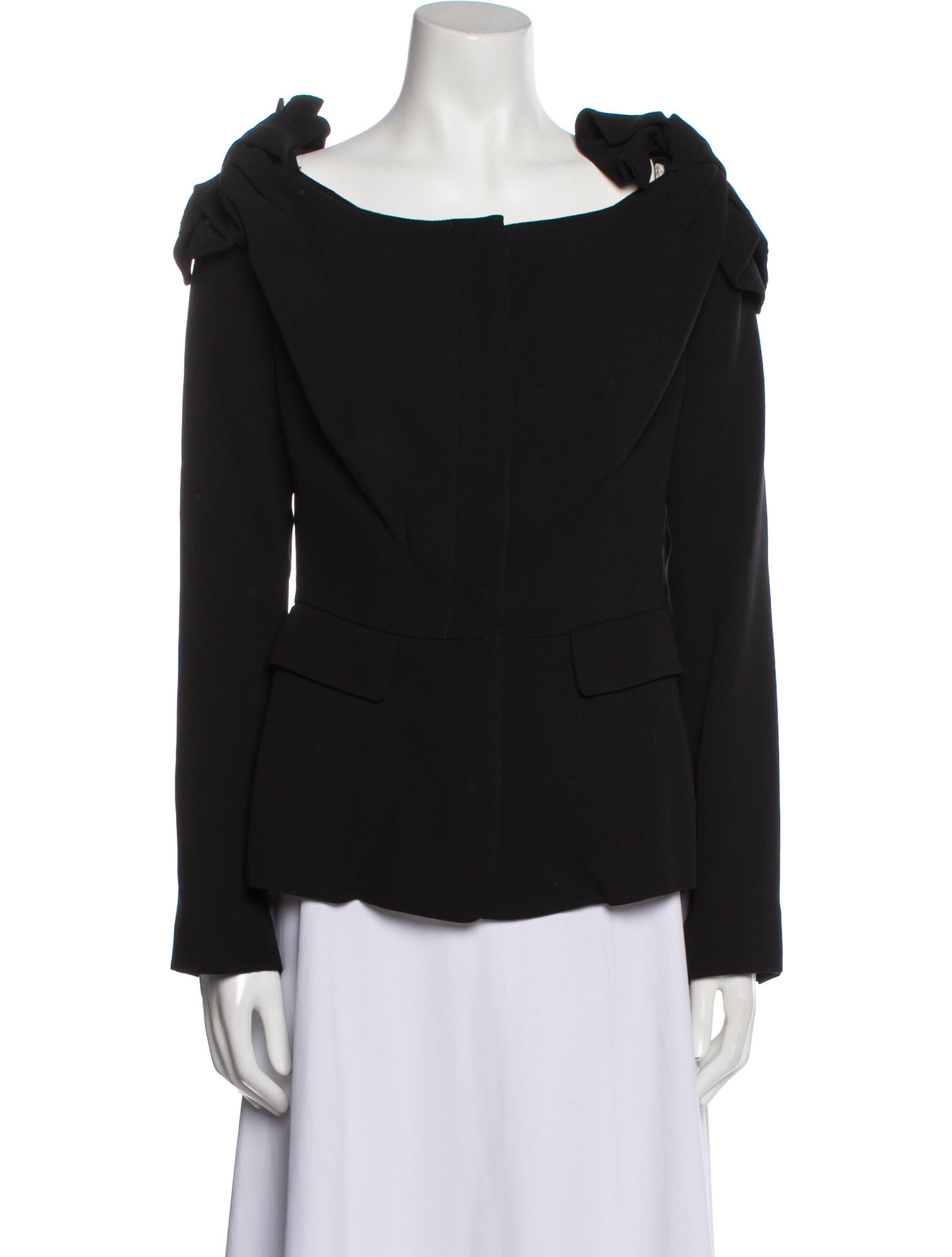 Burberry Prorsum Silk Evening Jacket w/ Tags - Black Jackets, Clothing ...