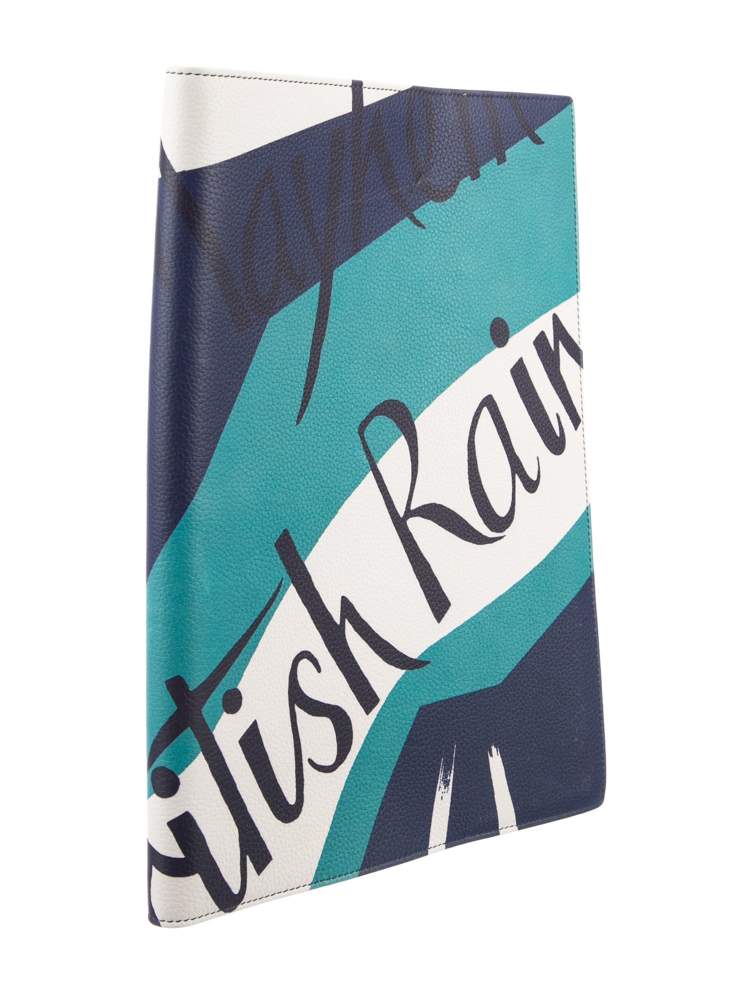 Burberry Prorsum Leather Notebook Cover And Notebook - Blue Books ...