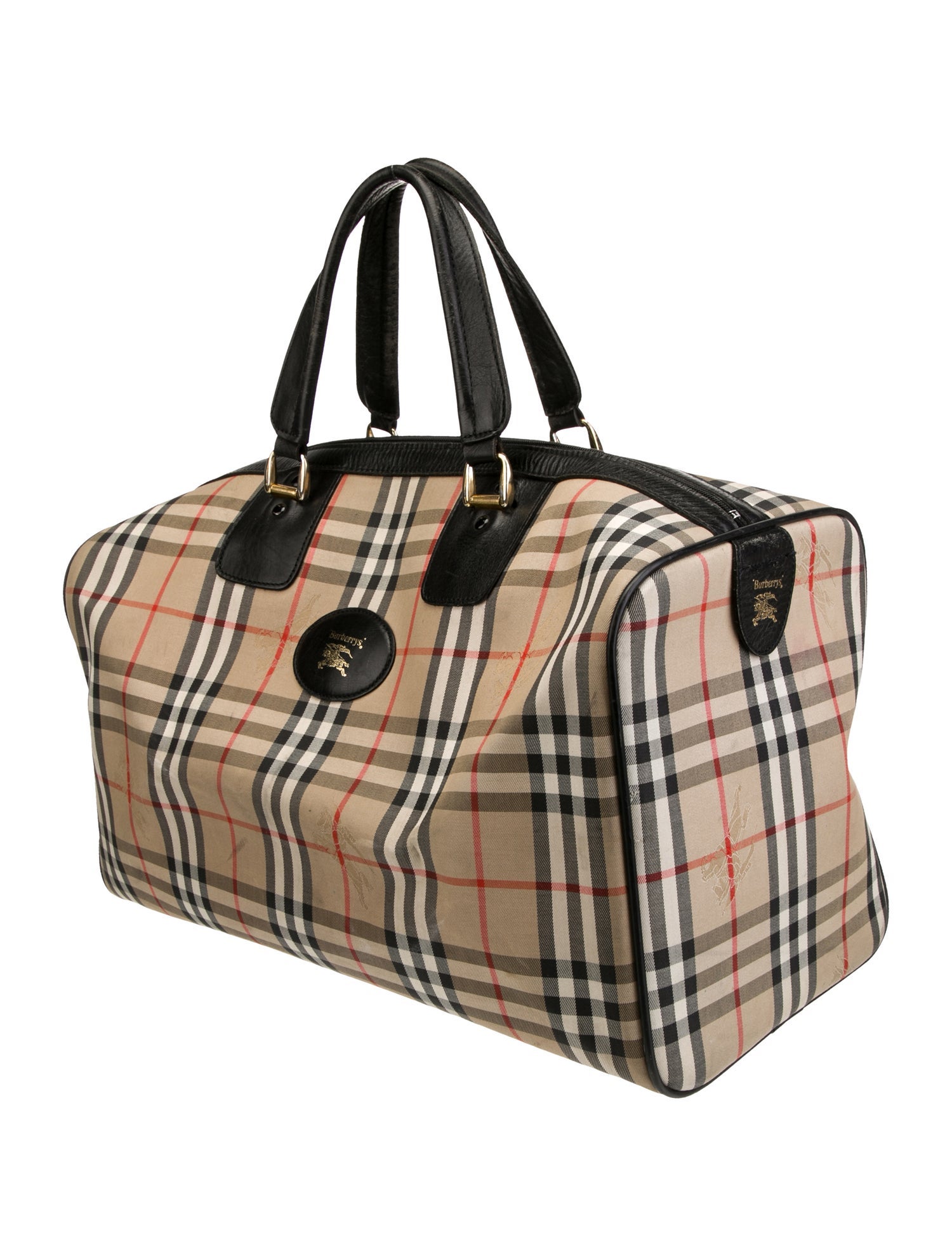 Burberry's Horseferry Check Duffle Bag - Brown Luggage and Travel ...