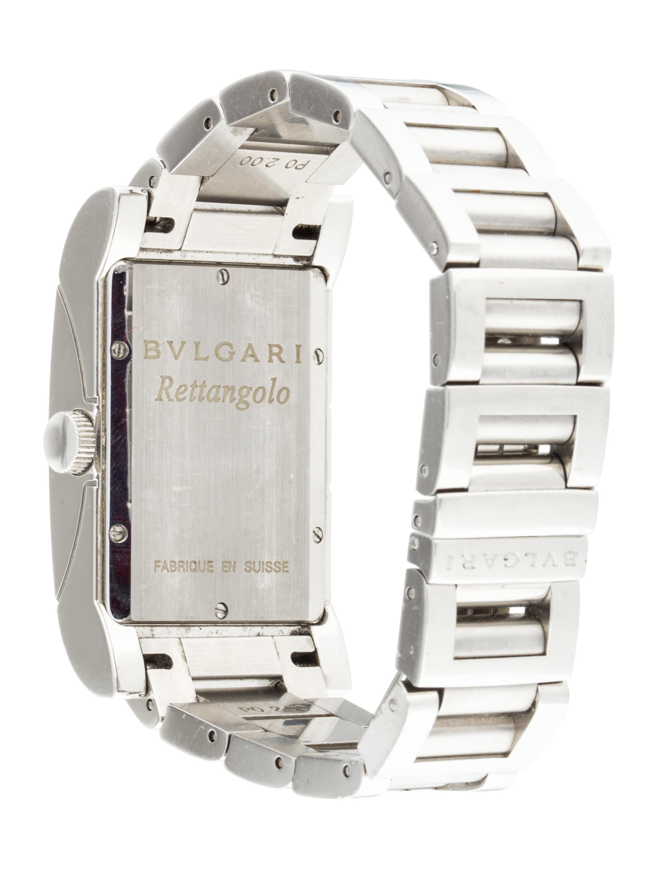 Bvlgari Rettangolo Watch - Bracelet - BUL25289 | The RealReal