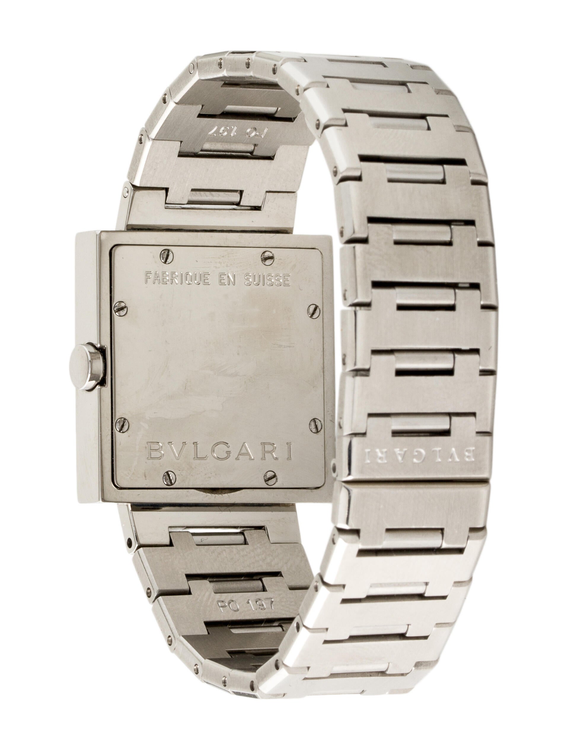 Bvlgari Quadrato Watch - SQ27SSD | The RealReal