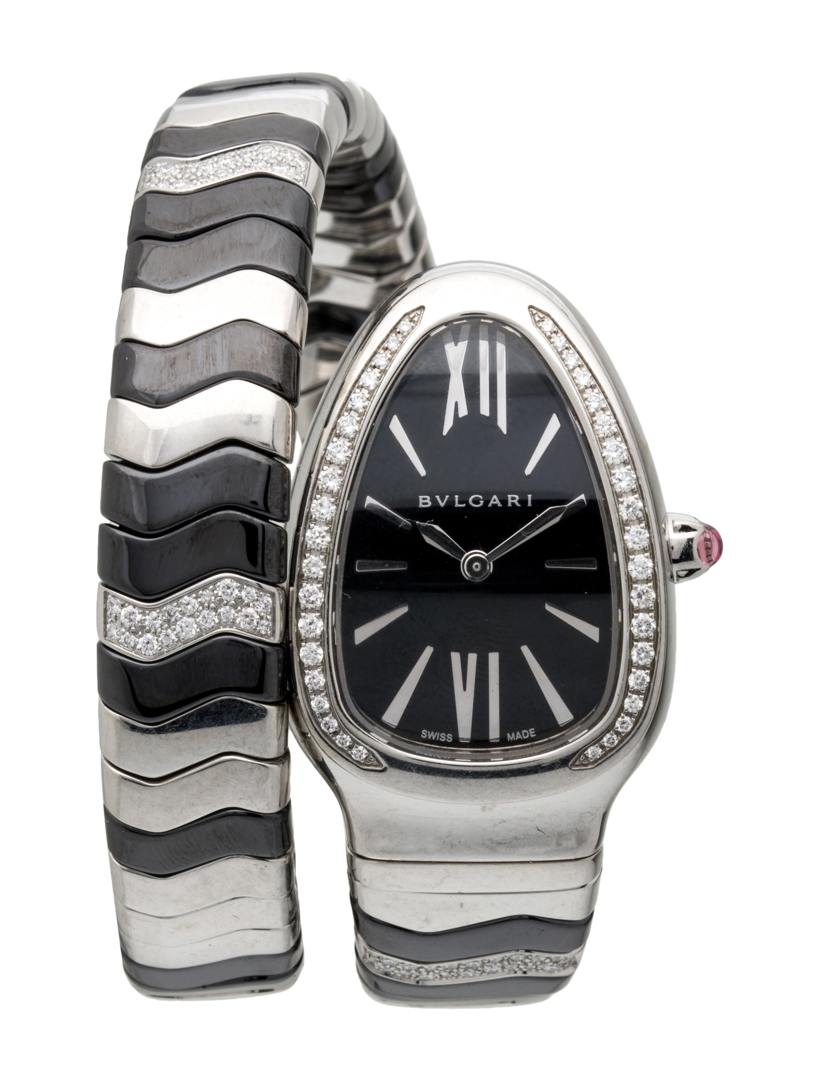 Bvlgari Serpenti Spiga Watch - SP C 35 B G // 102735 | The RealReal