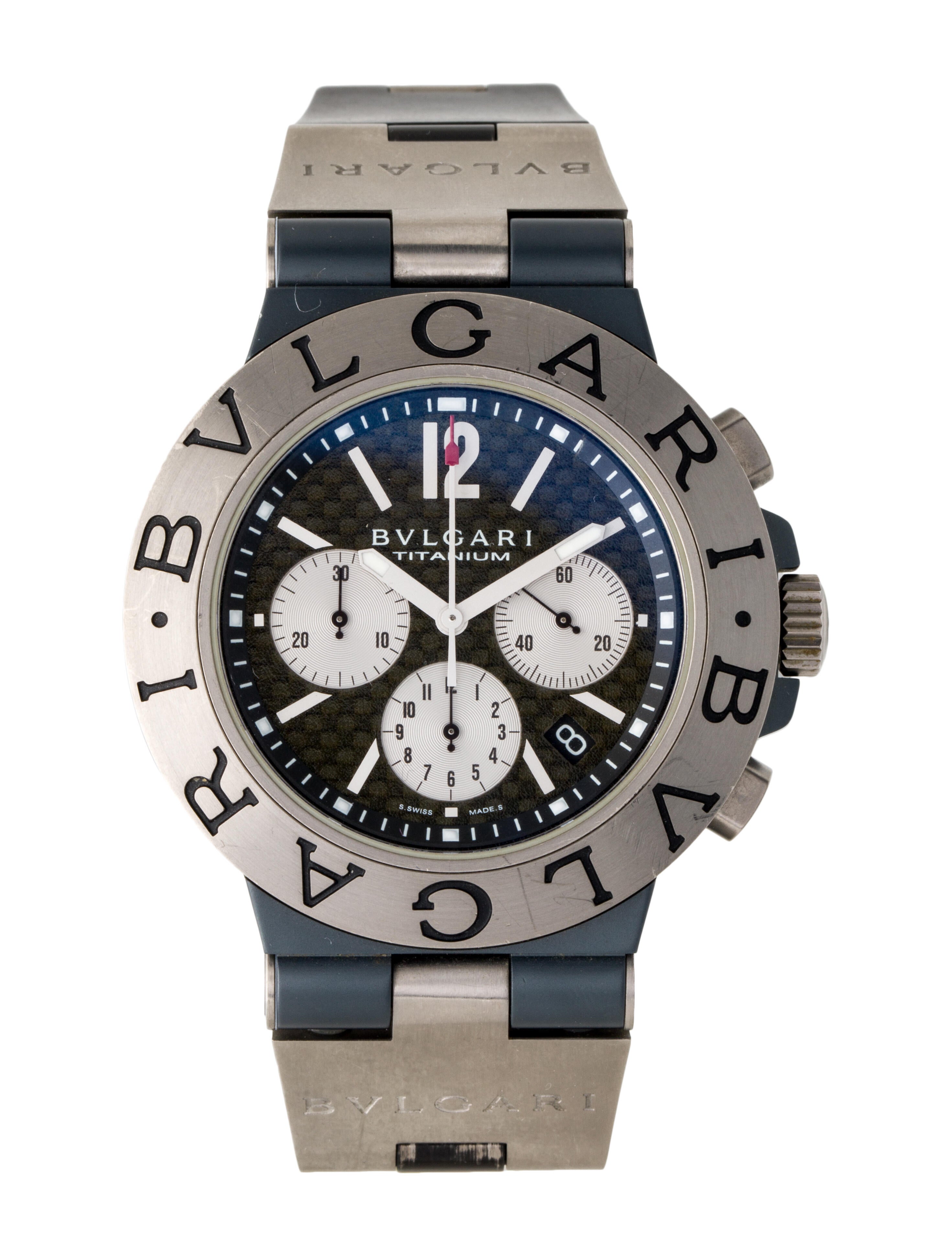 Bvlgari Diagono Watch - TI44TACH | The RealReal