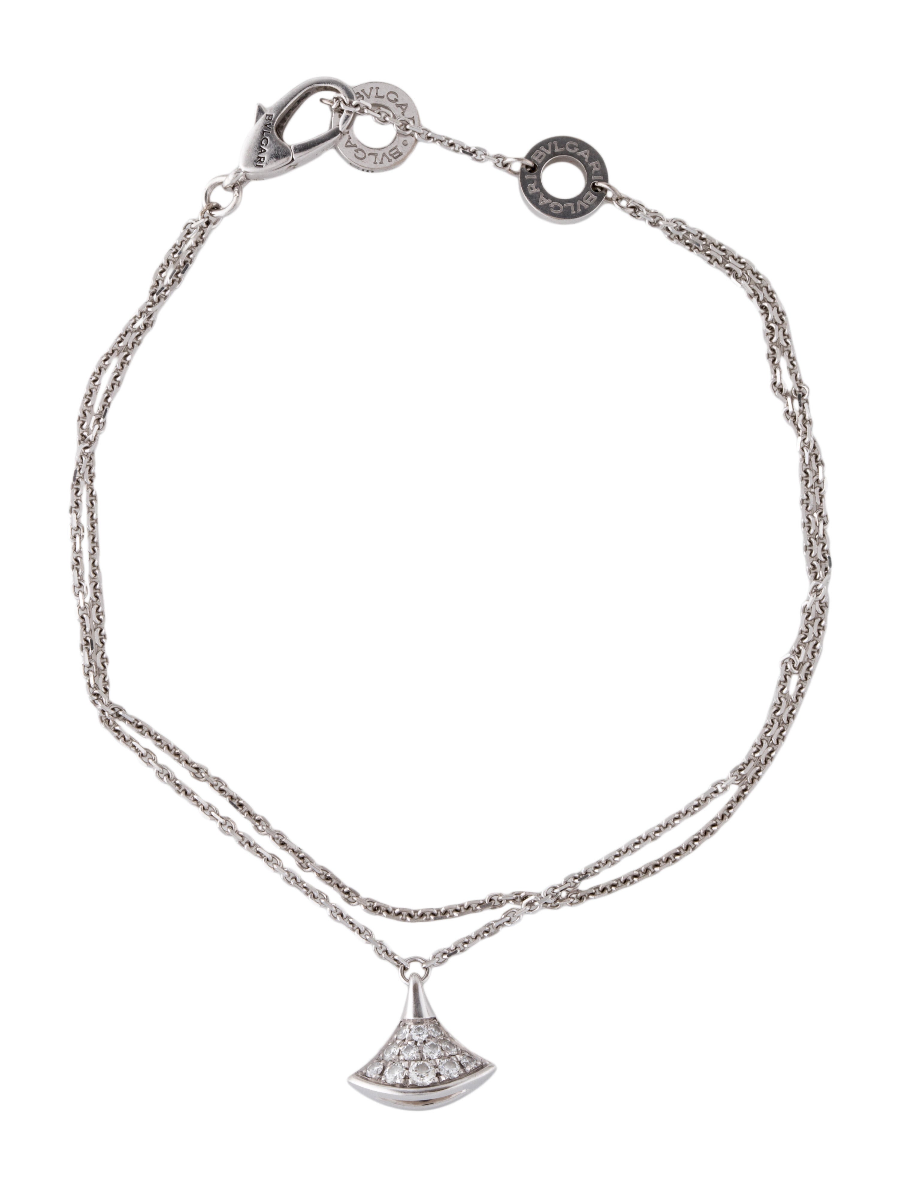 Bvlgari 18K Mother of Pearl Divas' Dream Charm Bracelet - 18K Rose Gold ...