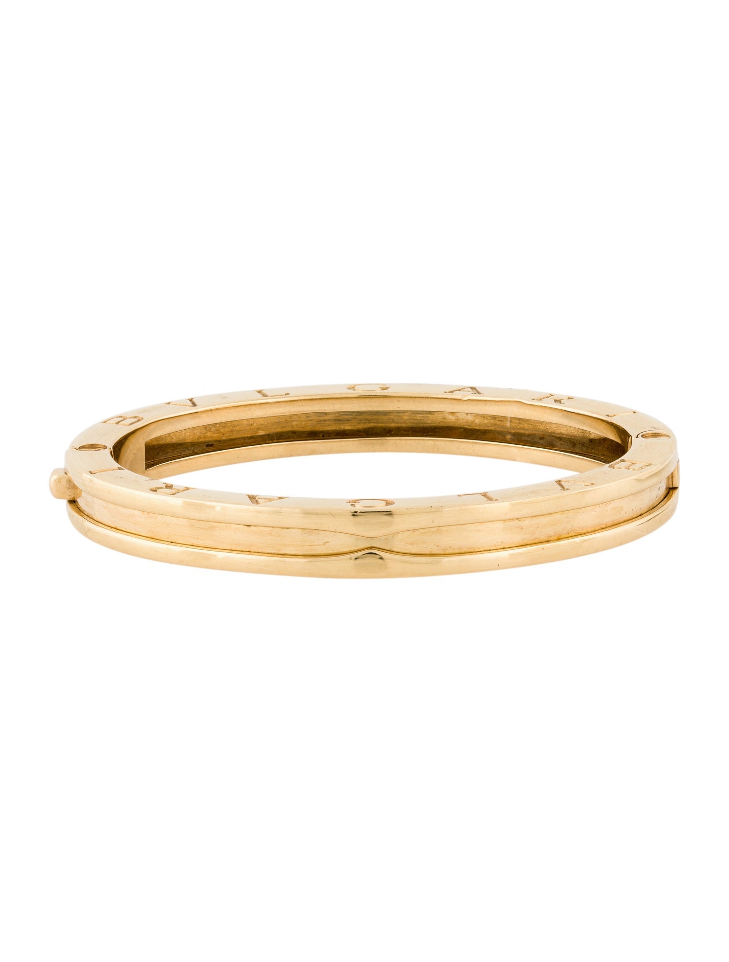 Bvlgari 18K Tri-Color B.zero1 Bracelet - 18K Yellow Gold Bangle ...
